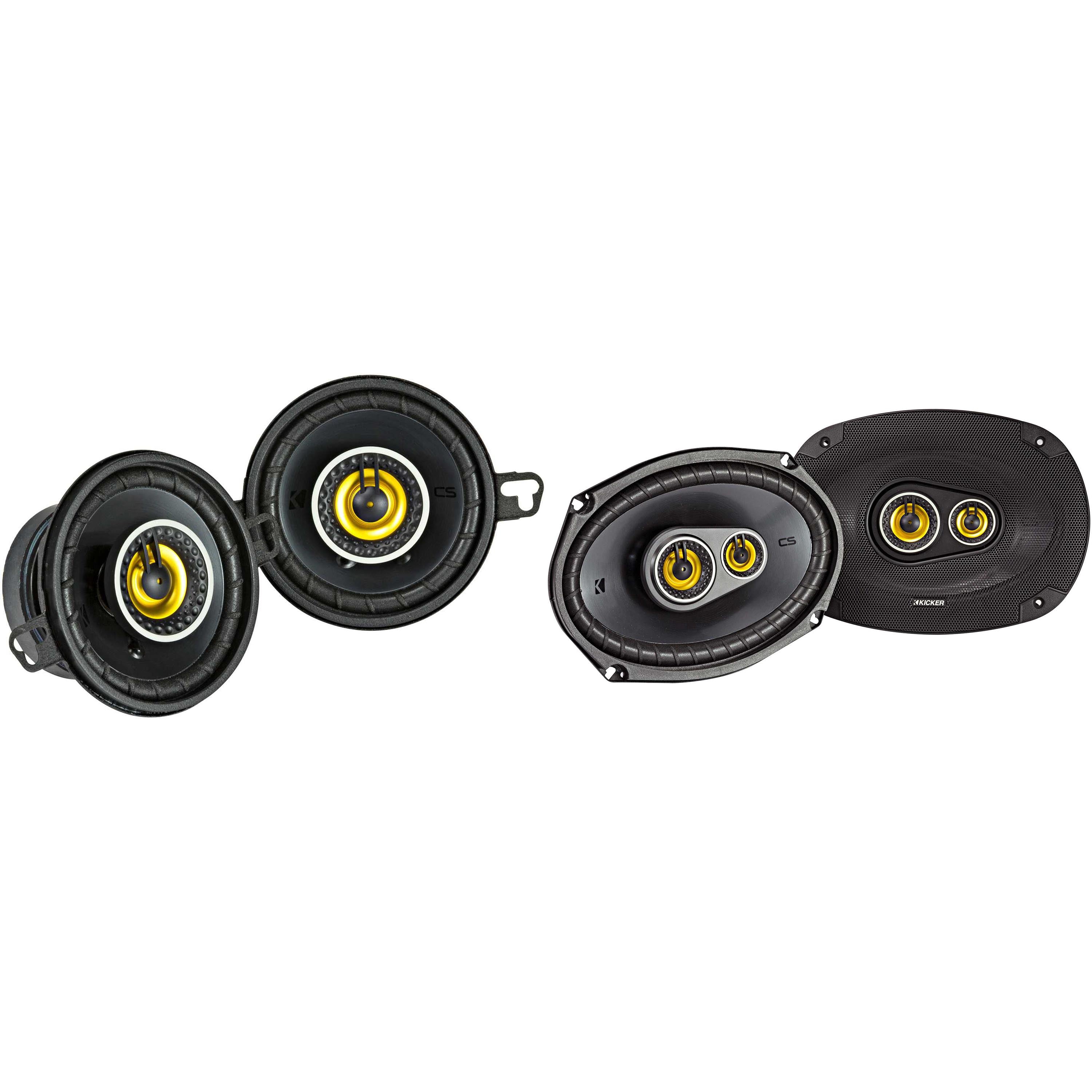 Kicker 46CSC6934 CS-Series CSC693 6x9-Inch (160x230mm) 3-Way Speakers w ...