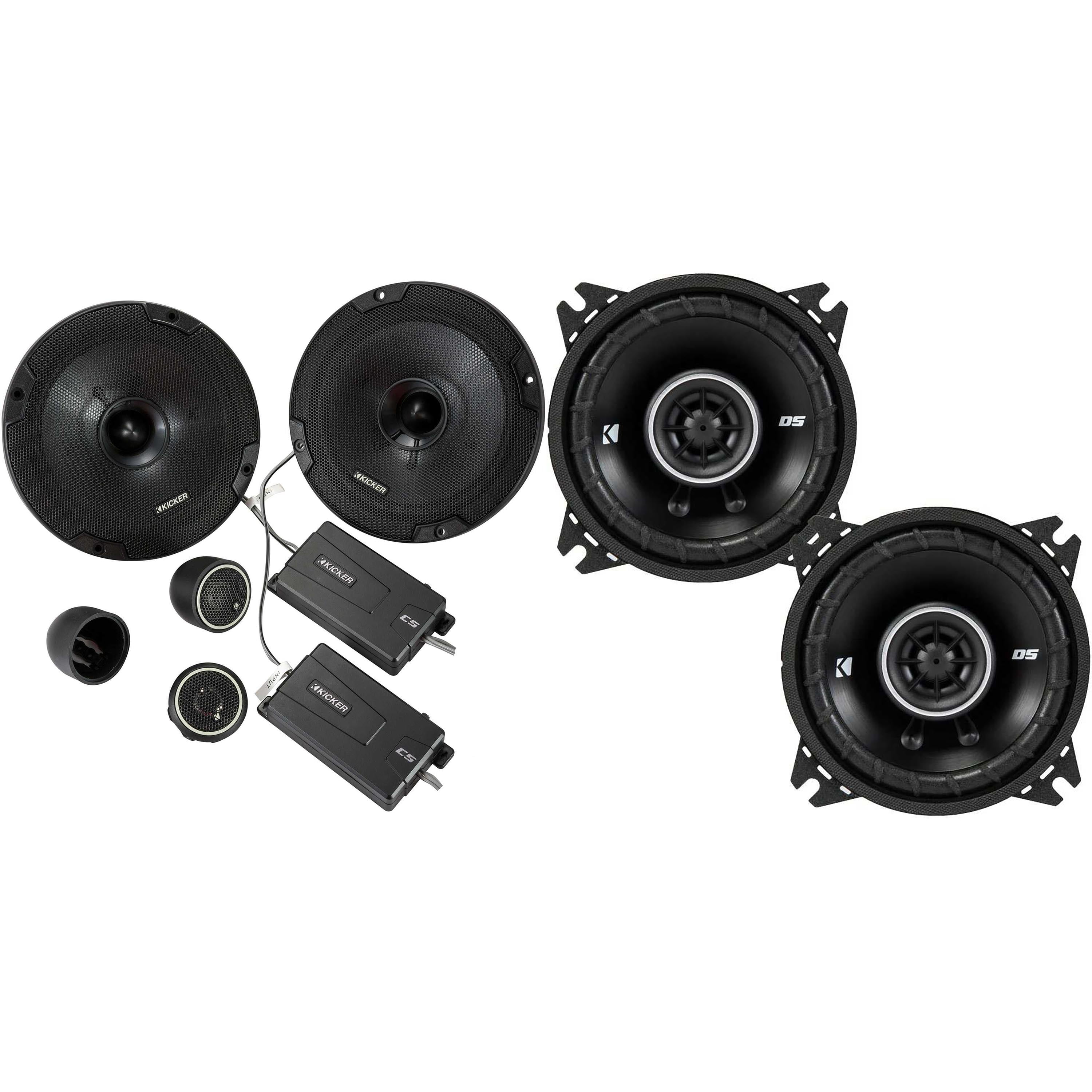 Kicker 46CSS674 CS-Series CSS67 6.75-Inch (165mm) Component System with .75-inch tweeters w ...