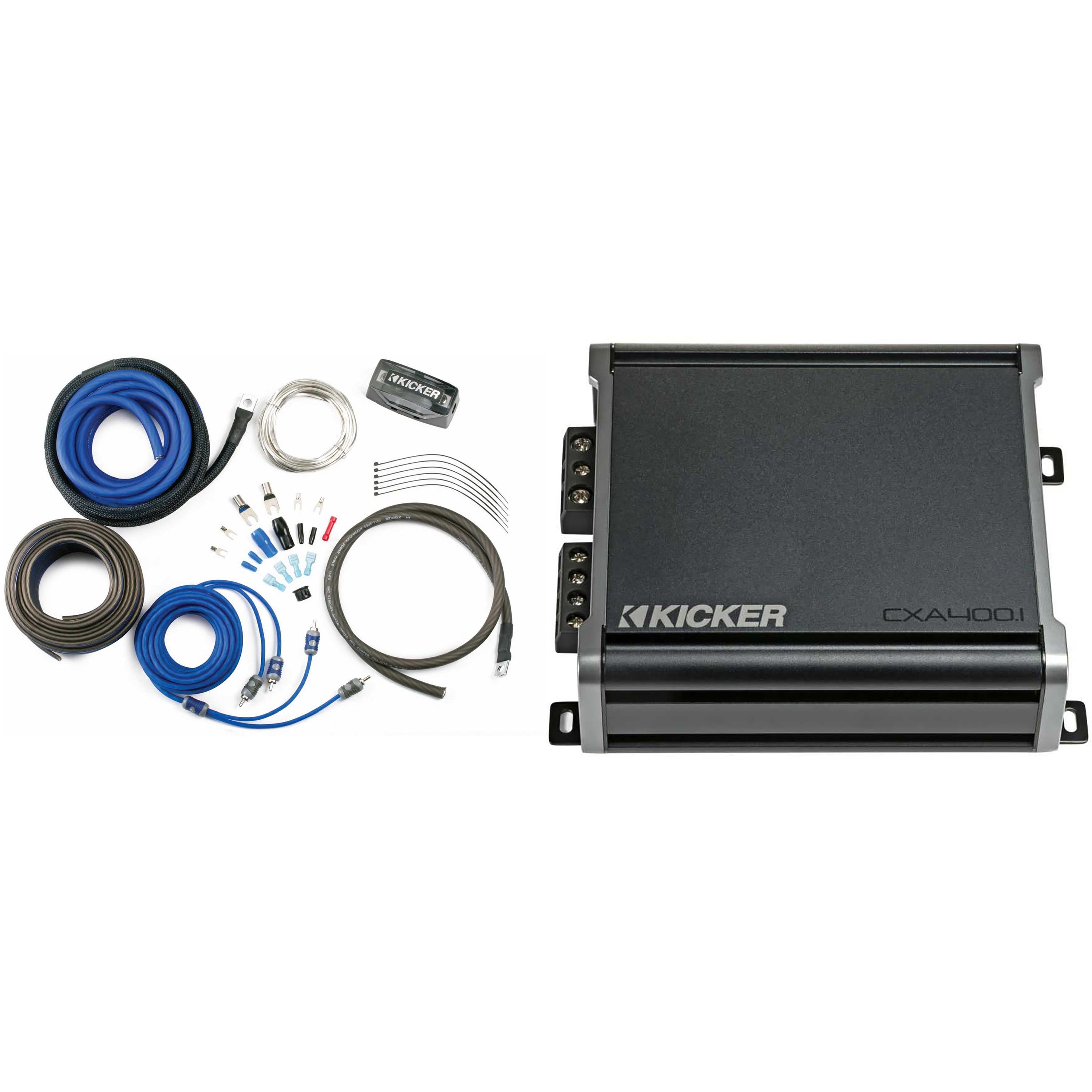 Kicker 46CXA4001 CXA4001 - 400-Watt Mono Class D Subwoofer Amp With CK8 ...