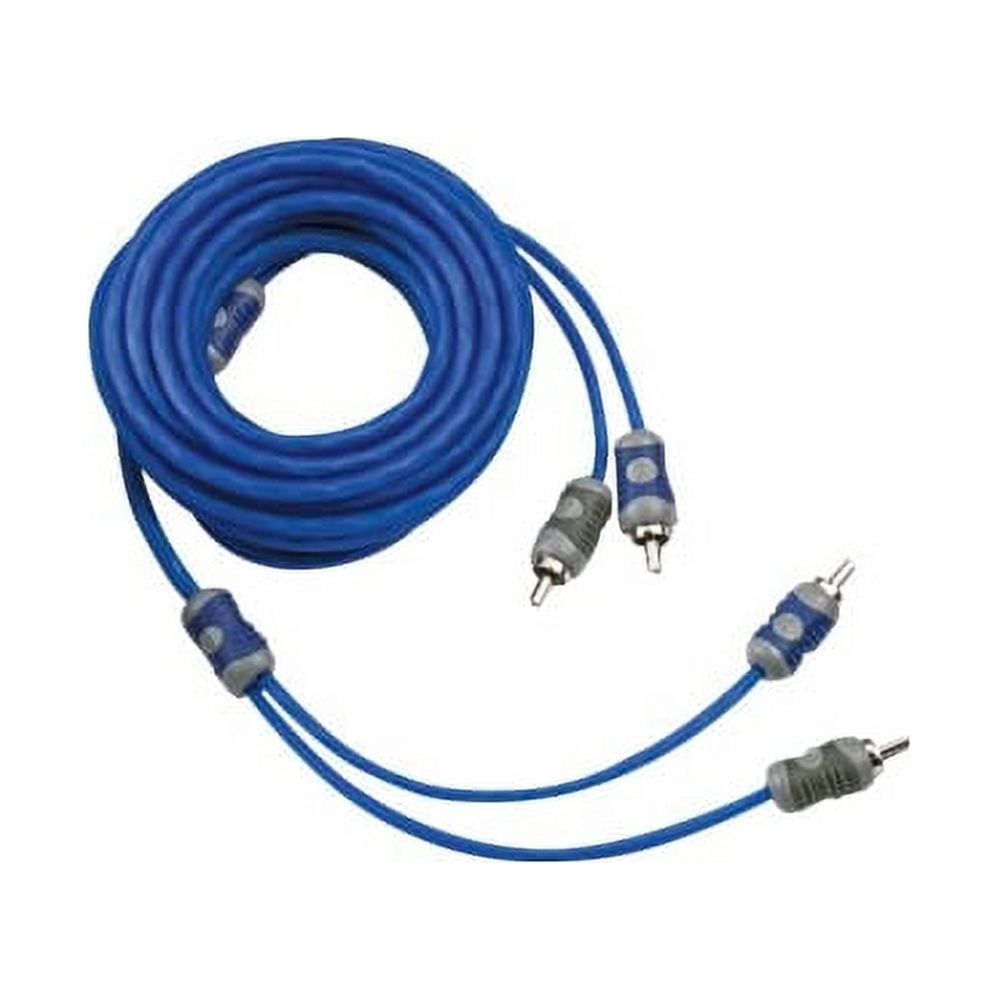 Kicker 46KI24 Car Audio 13 Foot Amp Amplifier 2 Channel Stereo RCA ...