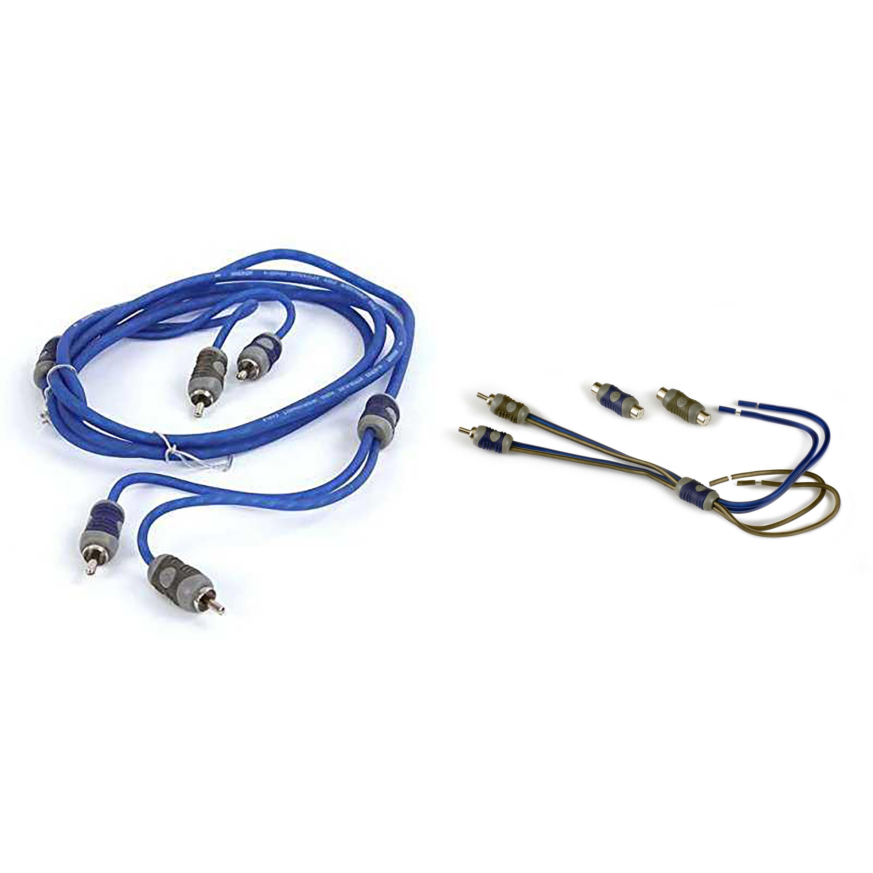Kicker 46KISL K-Series Interconnect, Speaker Wire To RCA Adapter w ...