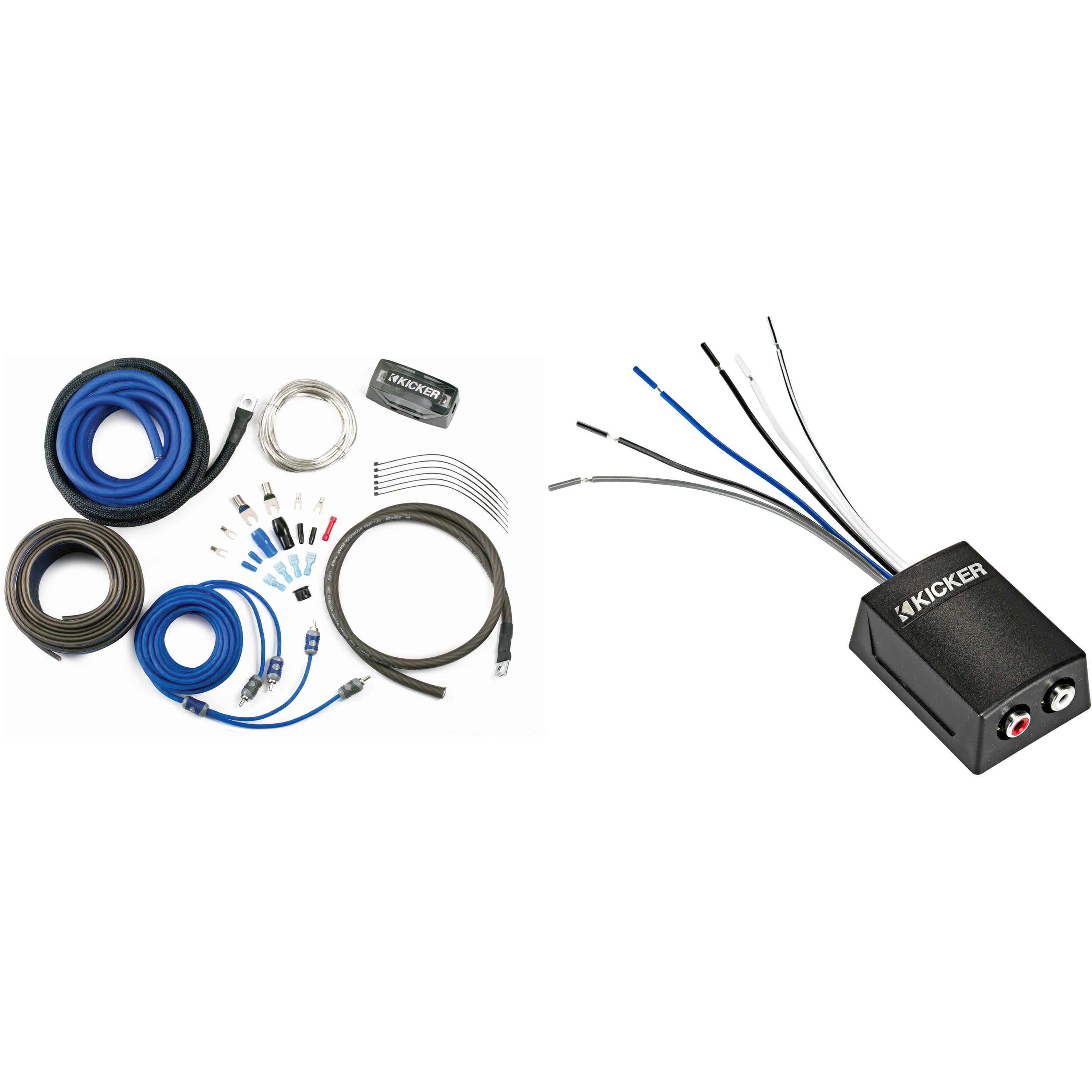 Kicker 46KISLOC2 K-Series Stereo Line-Output Converter w/ Remote Turn ...