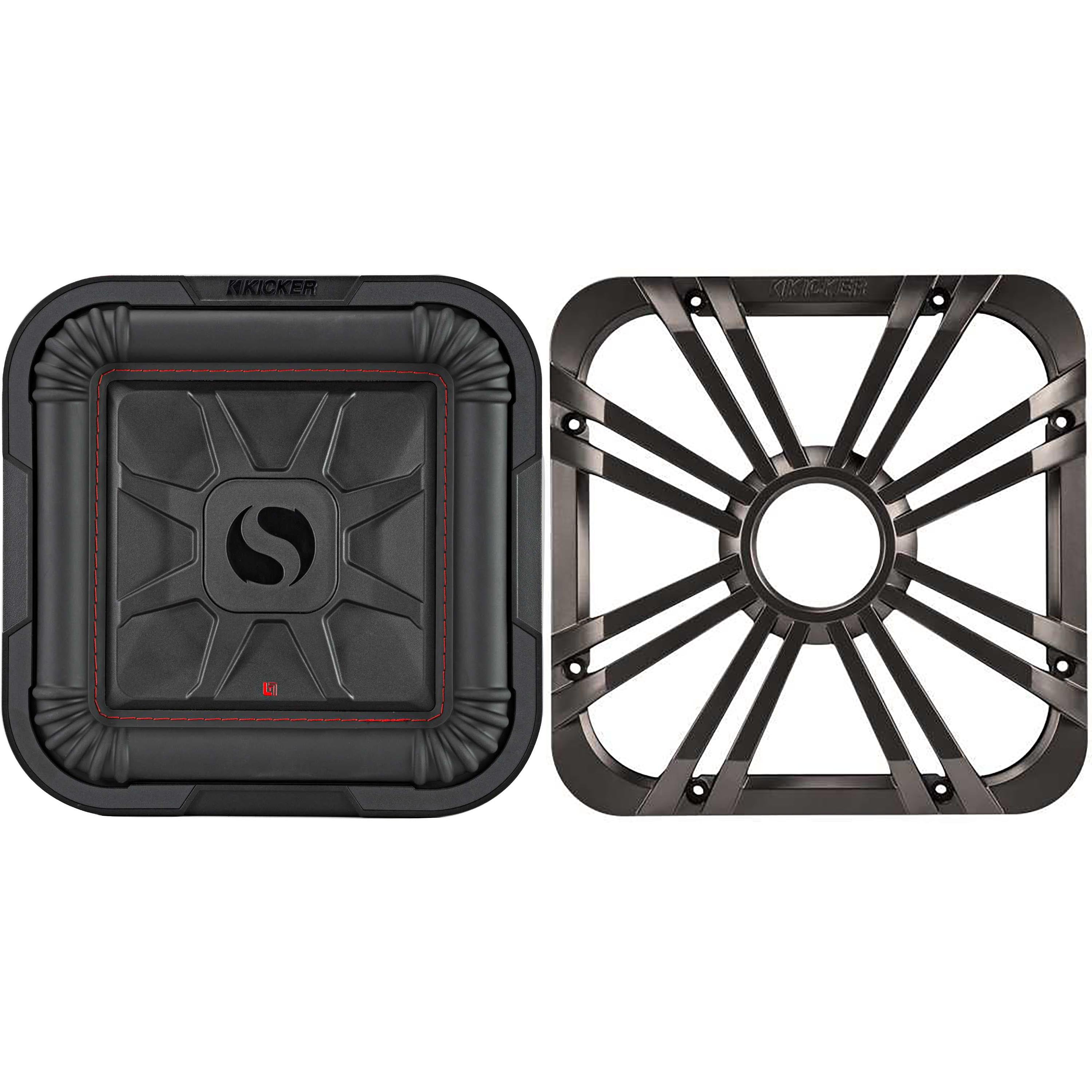 Kicker 46L7T102 L7T L7-Thin 10-Inch (25cm) Subwoofer, Dual Voice Coil ...
