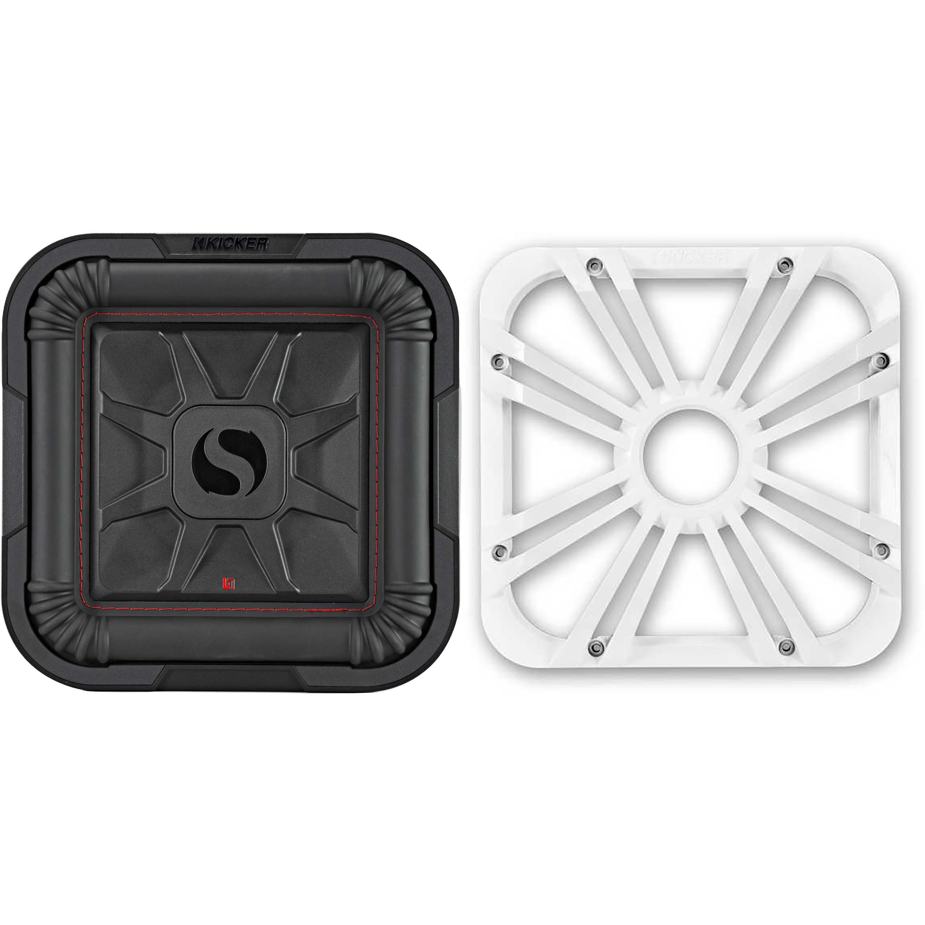 Kicker 46L7T102 L7T L7-Thin 10-Inch (25cm) Subwoofer, Dual Voice Coil ...