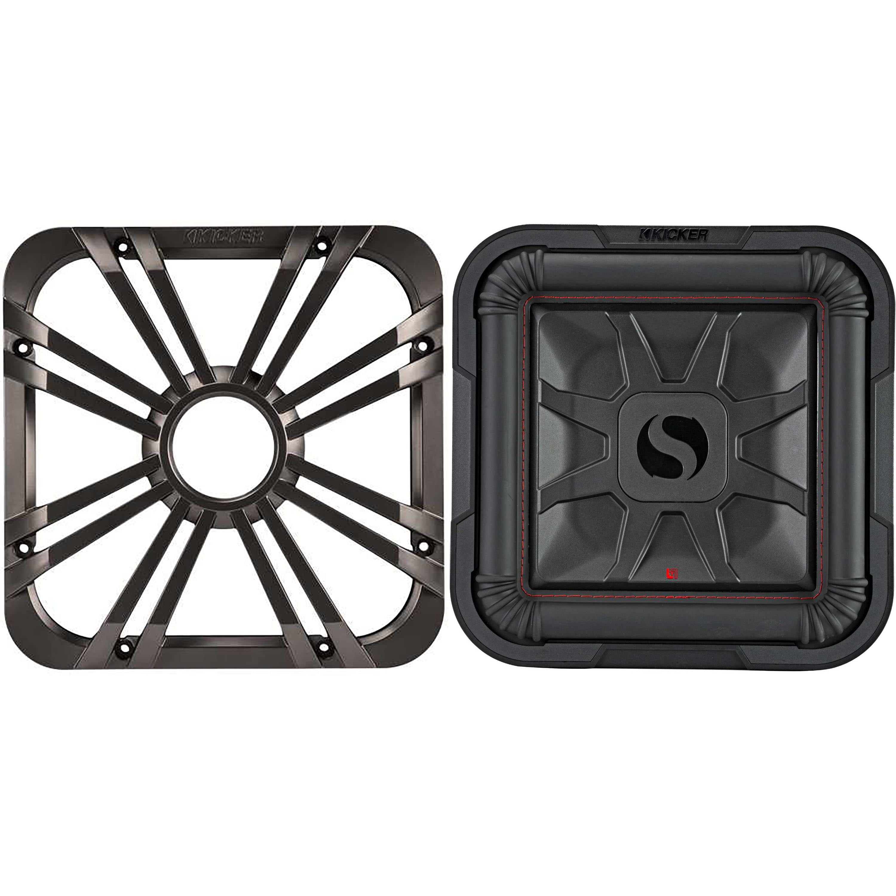 Kicker 46L7T124 L7T L7-Thin 12-Inch (30cm) Subwoofer, Dual Voice Coil ...