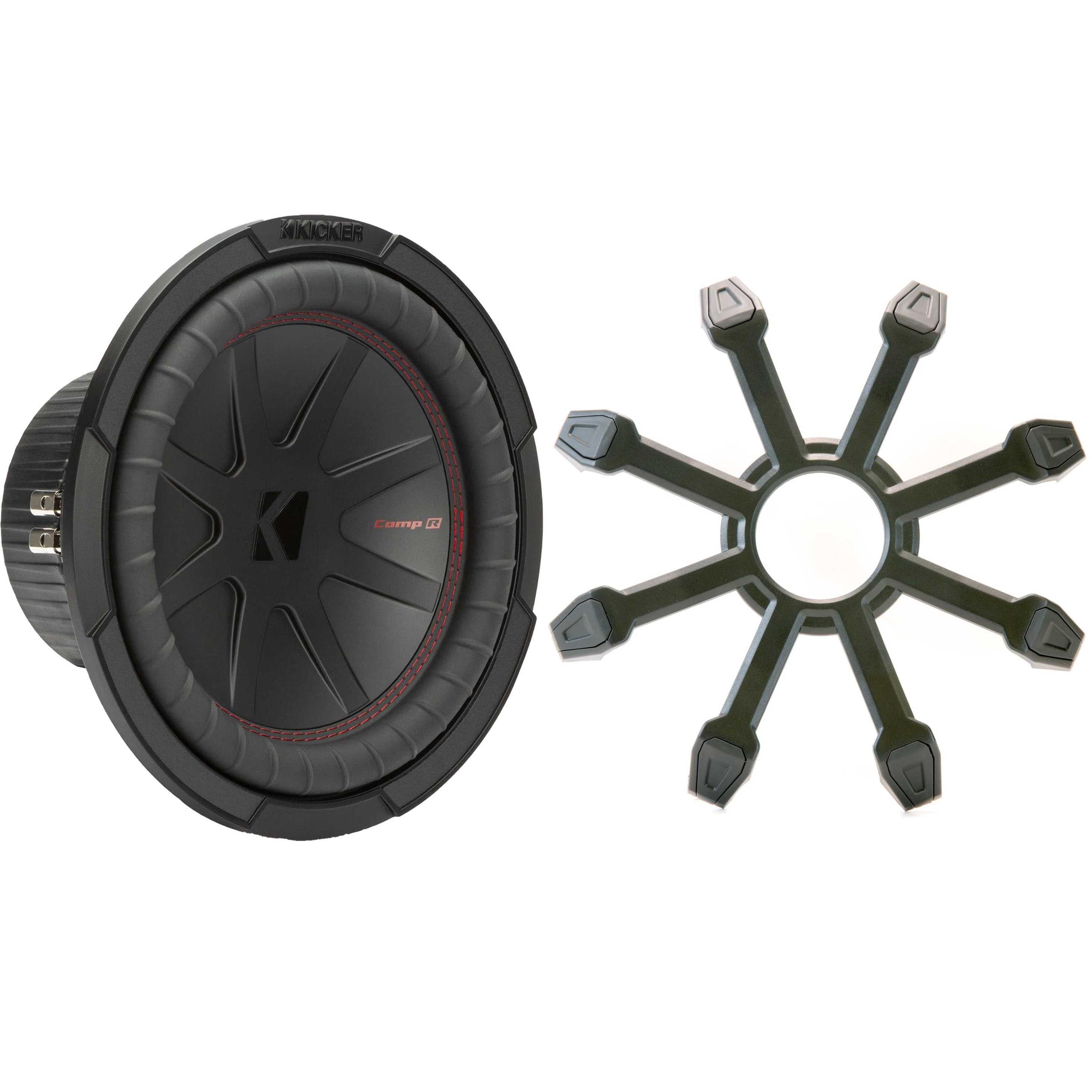 Kicker 48CWR102 CompR 10" Subwoofer, DVC, 2-ohm - Includes Grill ...