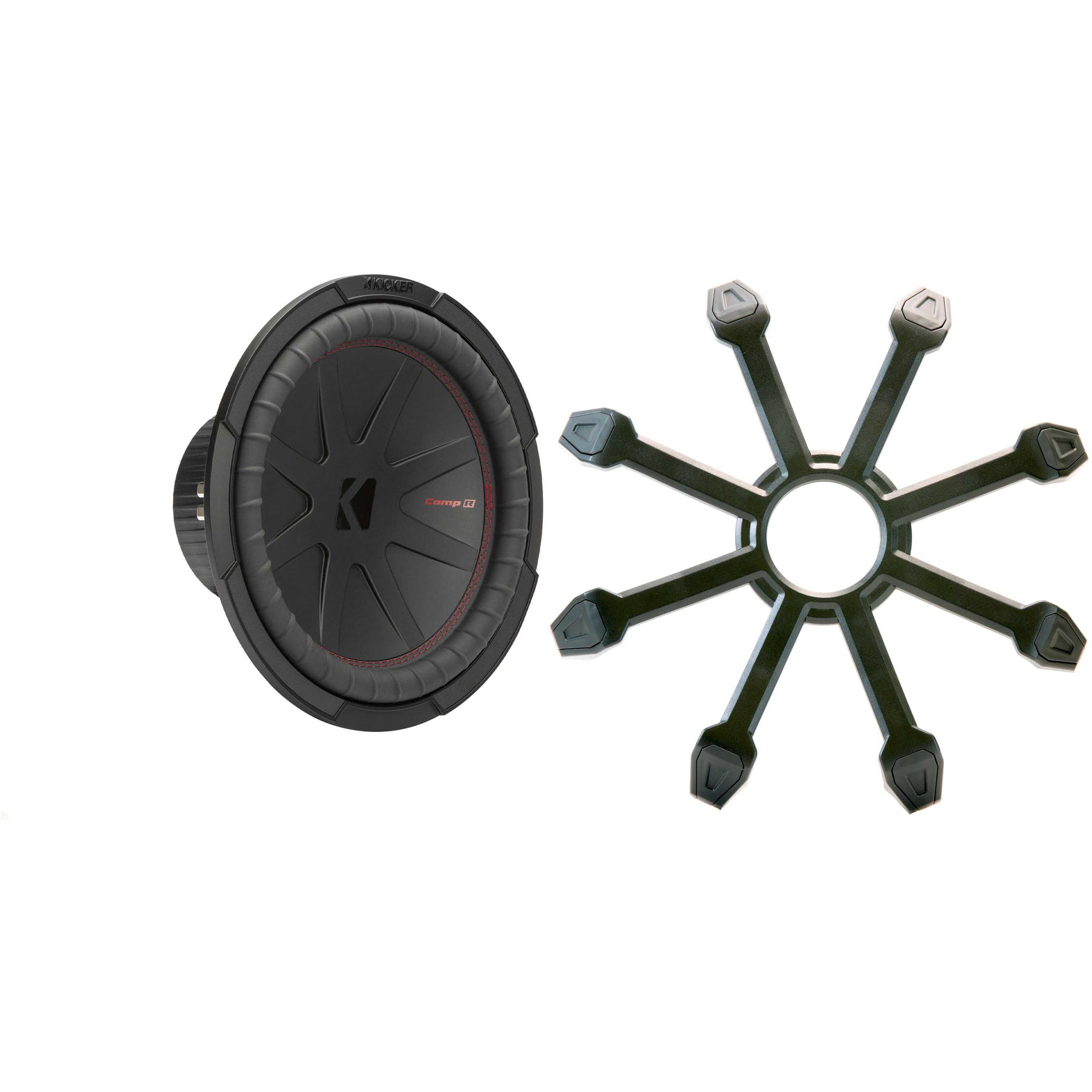 Kicker 48CWR124 CompR 12" Subwoofer, DVC, 4-ohm - Includes Grill ...