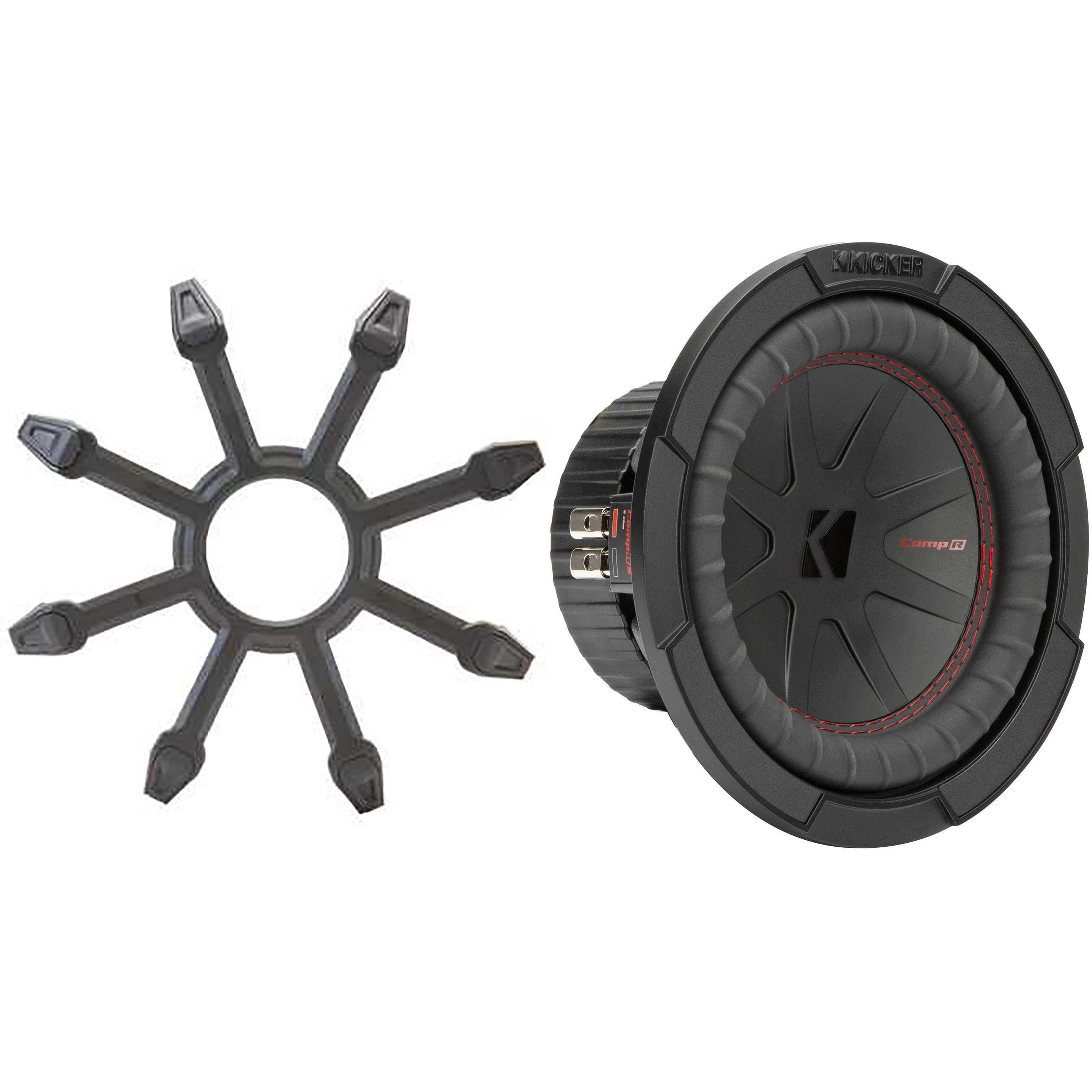 Kicker 48CWR82 CompR 8" Subwoofer, DVC, 2-ohm - Includes Grill ...