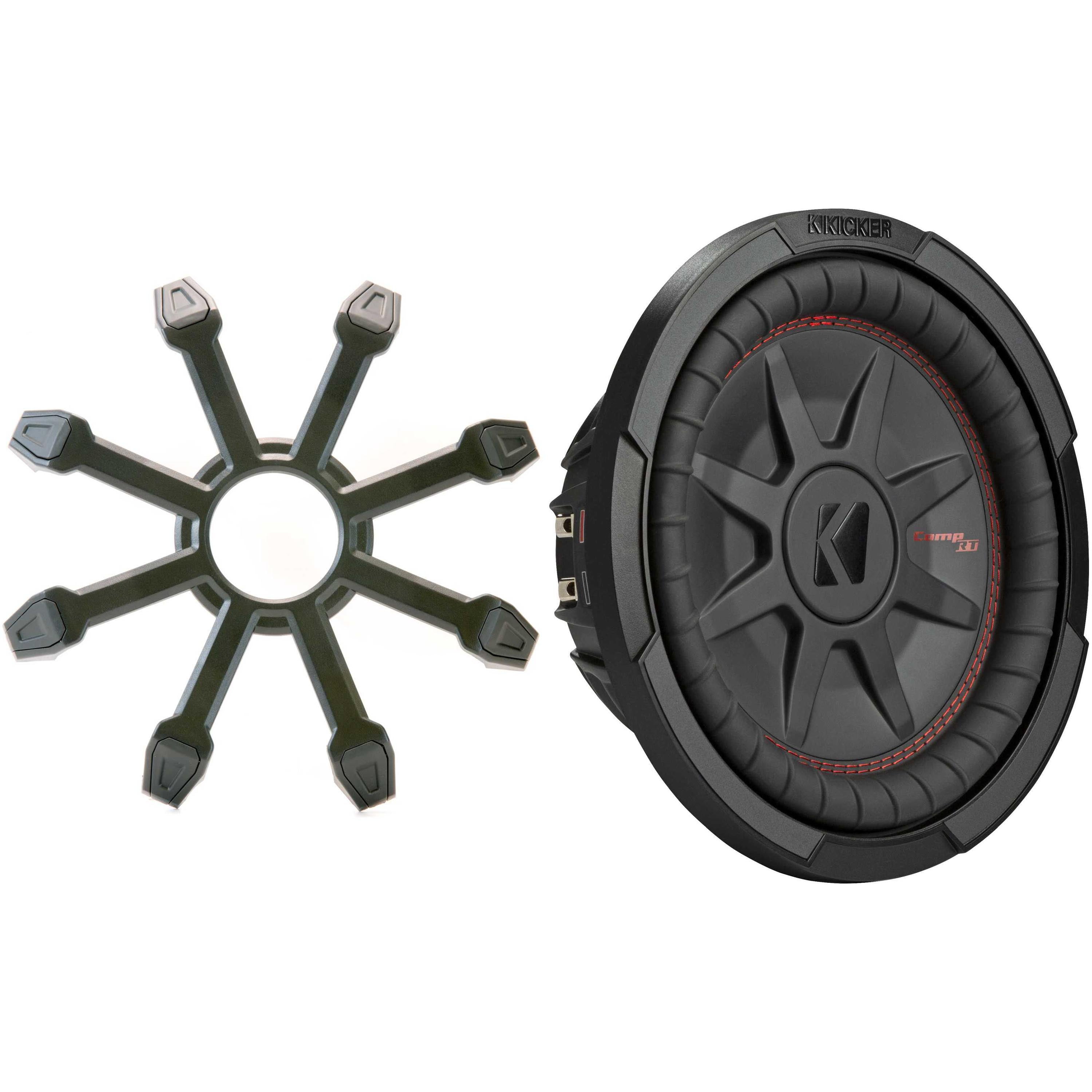 Kicker 48CWRT102 CompRT 10" Subwoofer, DVC, 2-ohm - Includes Grill ...