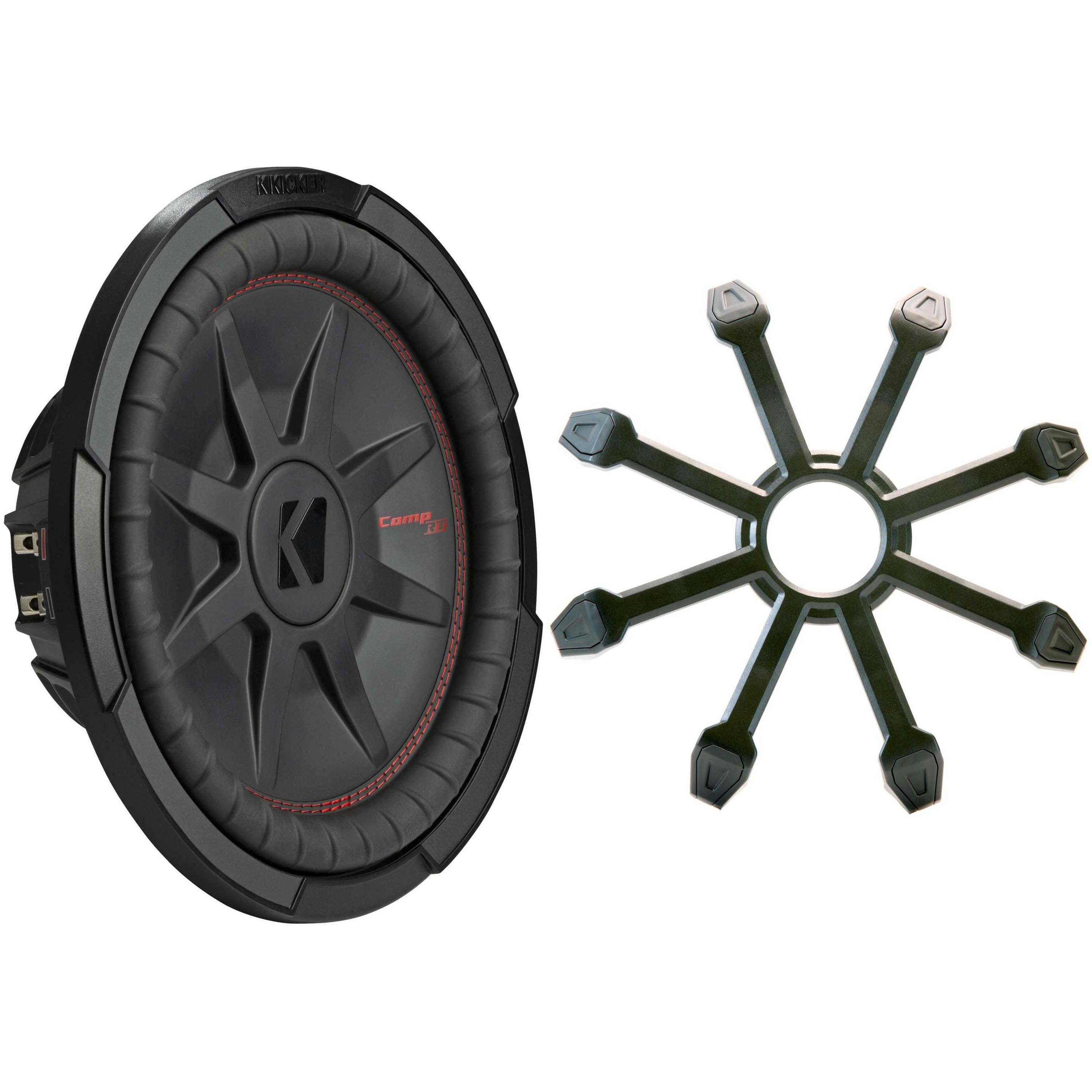 Kicker 48CWRT124 CompRT 12" Subwoofer, DVC, 4-ohm - Includes Grill ...
