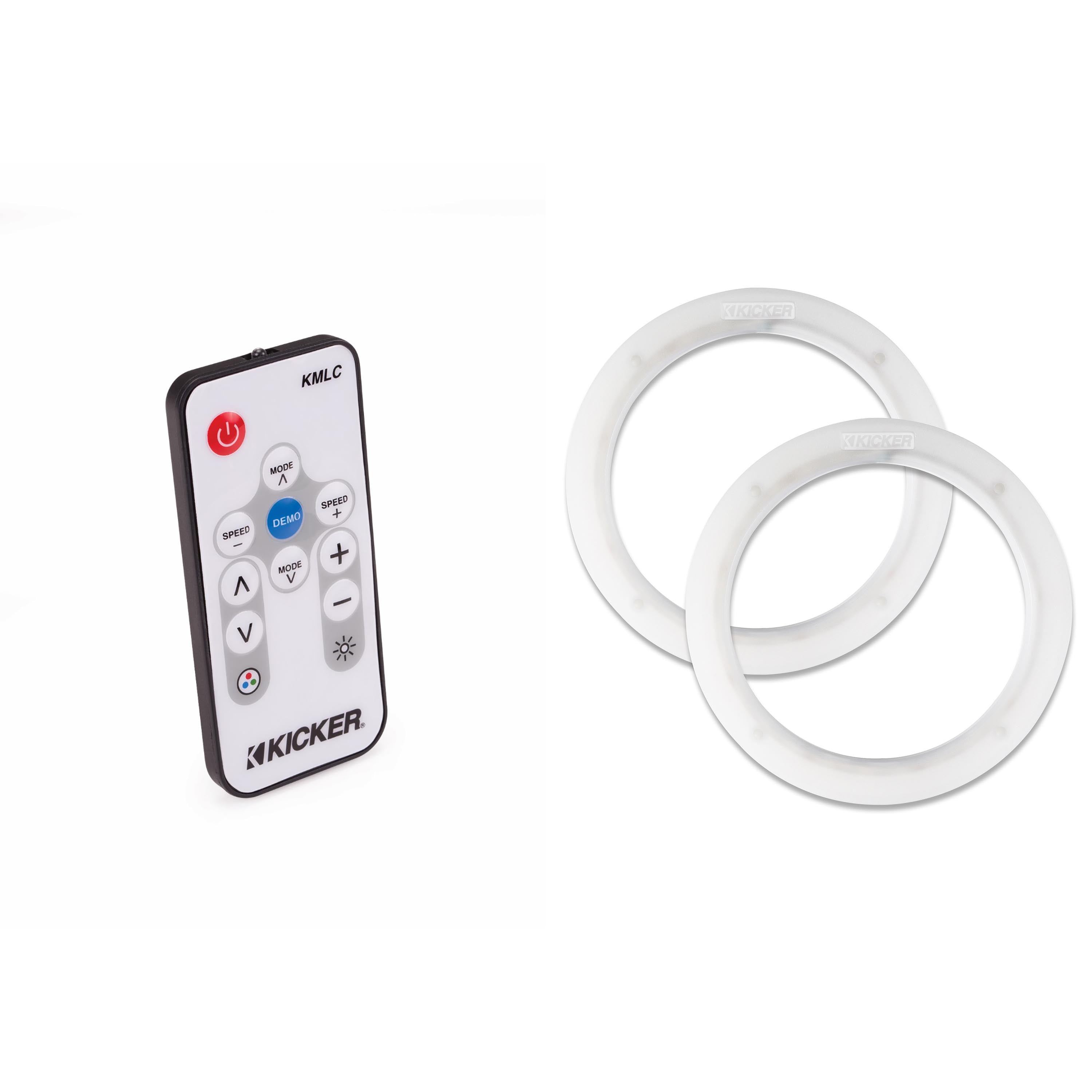 Kicker 50KLSR65 6.5" Weather Proof Led Lighted Speaker Rings, 2 Total ...