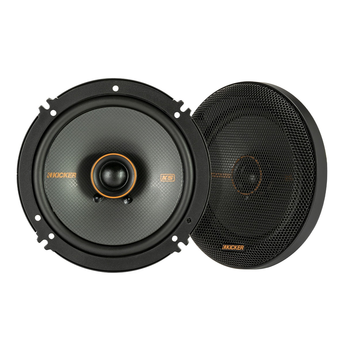 "Kicker KS Series 6.5"" Car Coaxial Speakers, Mid-Range RMS Performance ...