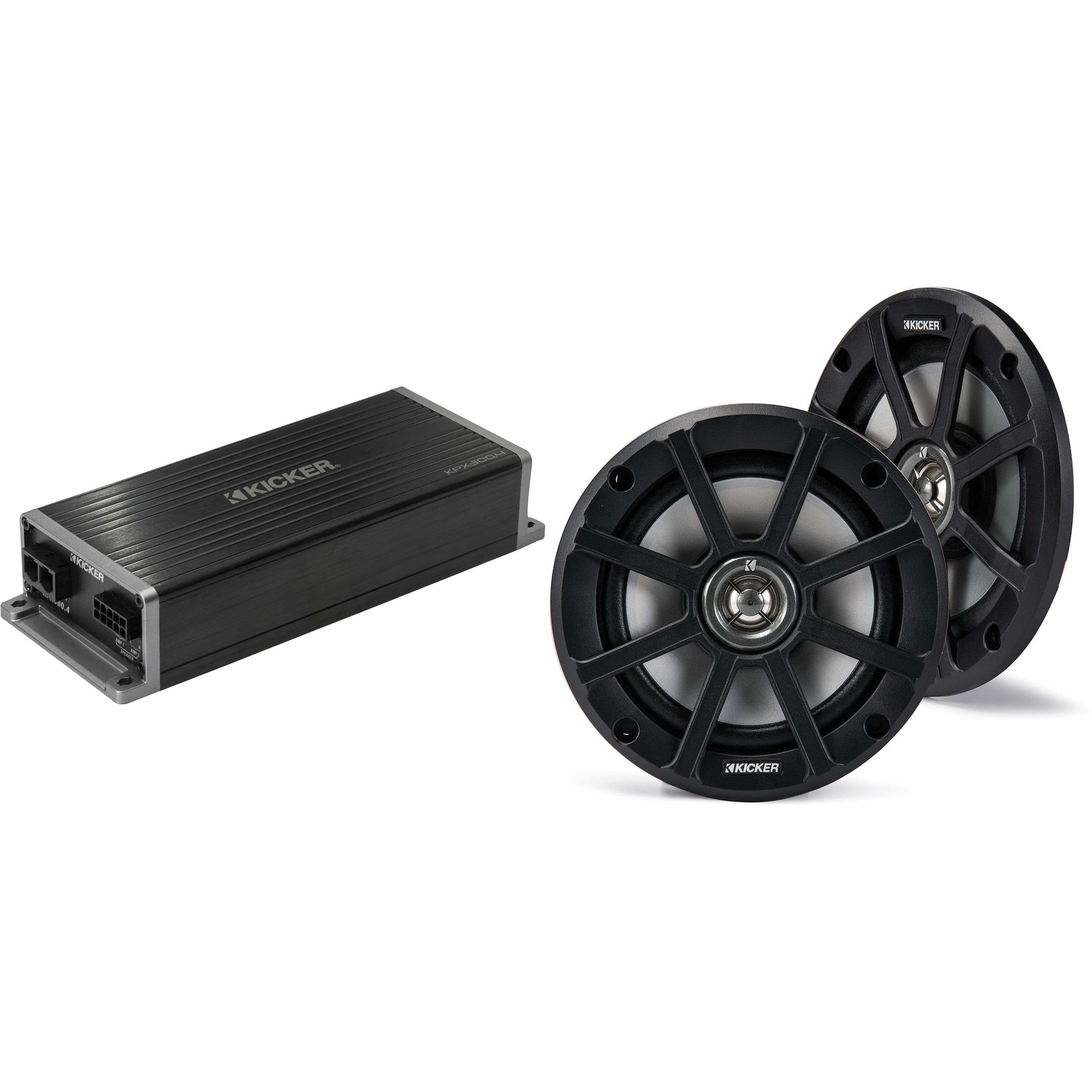 Kicker 6.5" Fairing Speaker Upgrade Kit Compatible with 2014 & UP ...