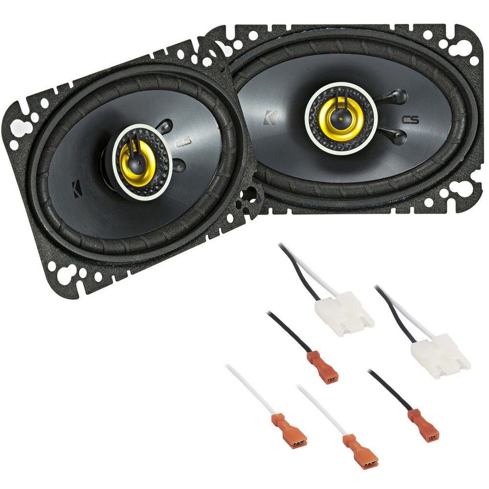 Kicker CS Series Front Dash Factory Speaker Upgrade Package Fits select ...
