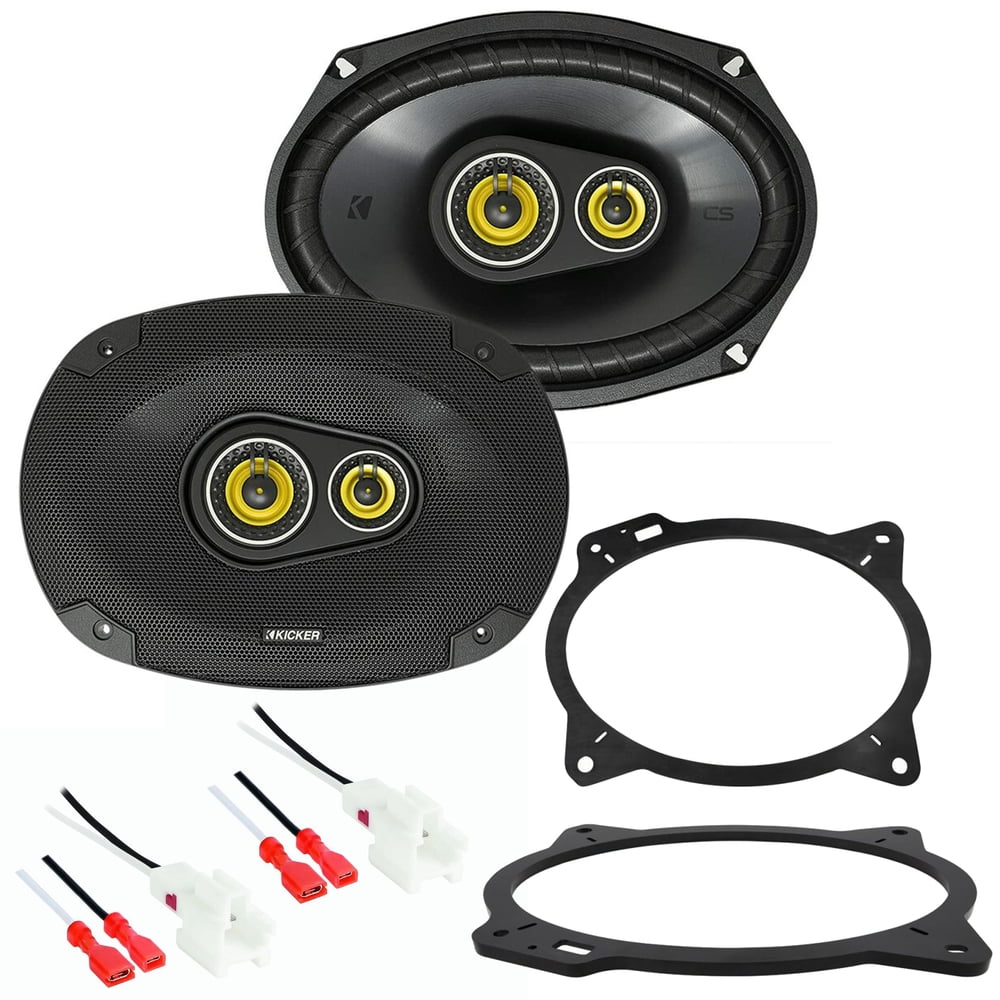 Kicker CS Series Rear Deck Speaker Replacement Package Fits select 2009 ...