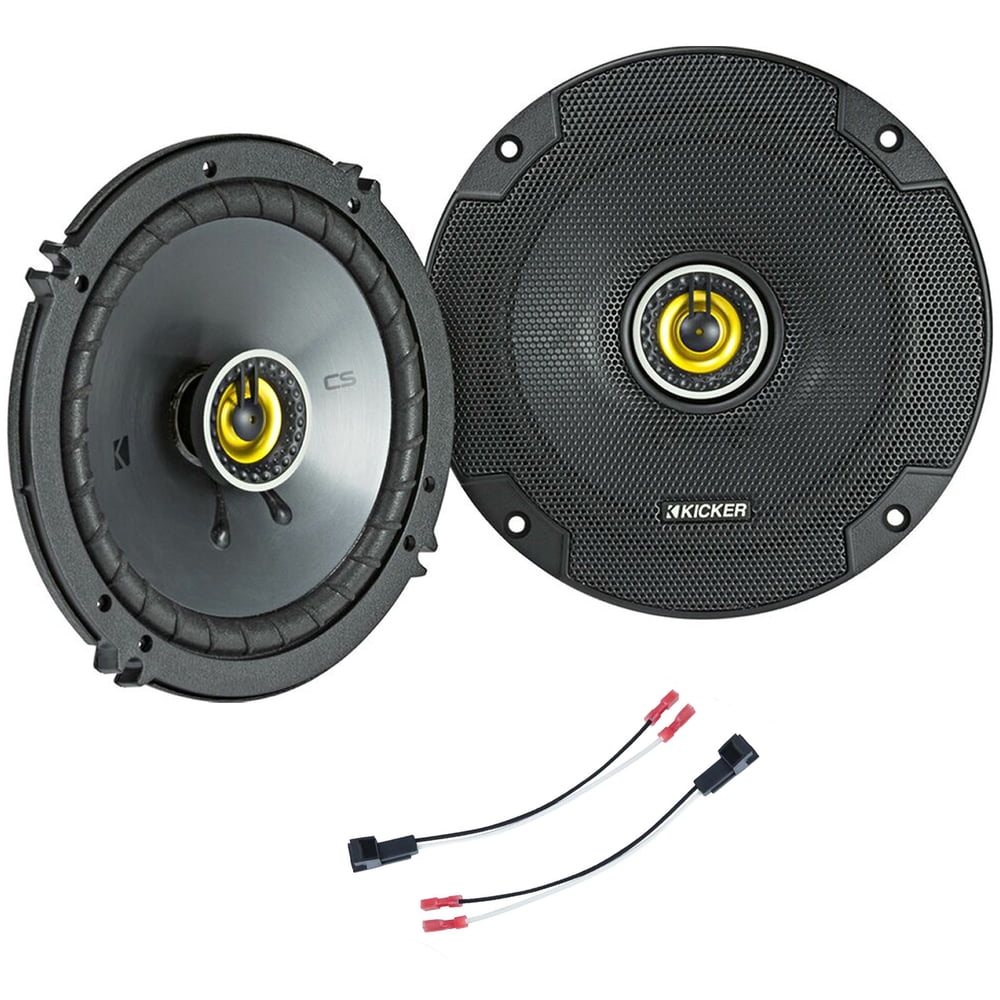 Kicker CS Series Rear Side Panel Speaker Replacement Package Fits ...