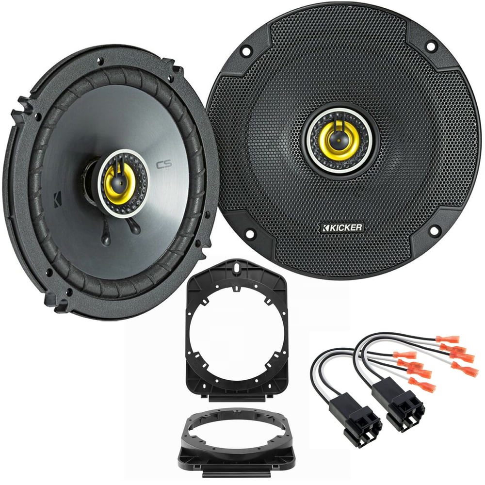 Kicker CS Series Rear Speaker Upgrade Package Fits select 2007-2014 ...