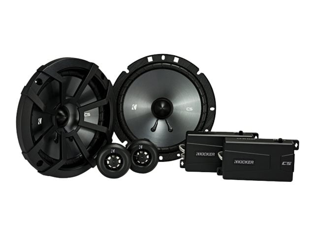 KICKER CS Series CSS67 - Speakers - for car - 100 Watt - 2-way ...