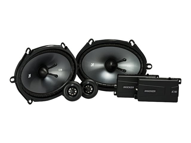 KICKER CS Series CSS68 - Speakers - for car - 75 Watt - 2-way ...