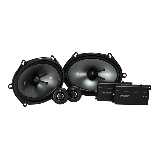 KICKER CS Series CSS68 - Speakers - for car - 75 Watt - 2-way ...
