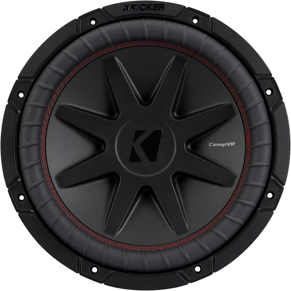 Kicker CVR124 (52CVR124) 12" CompVR Series Subwoofer - Walmart.com