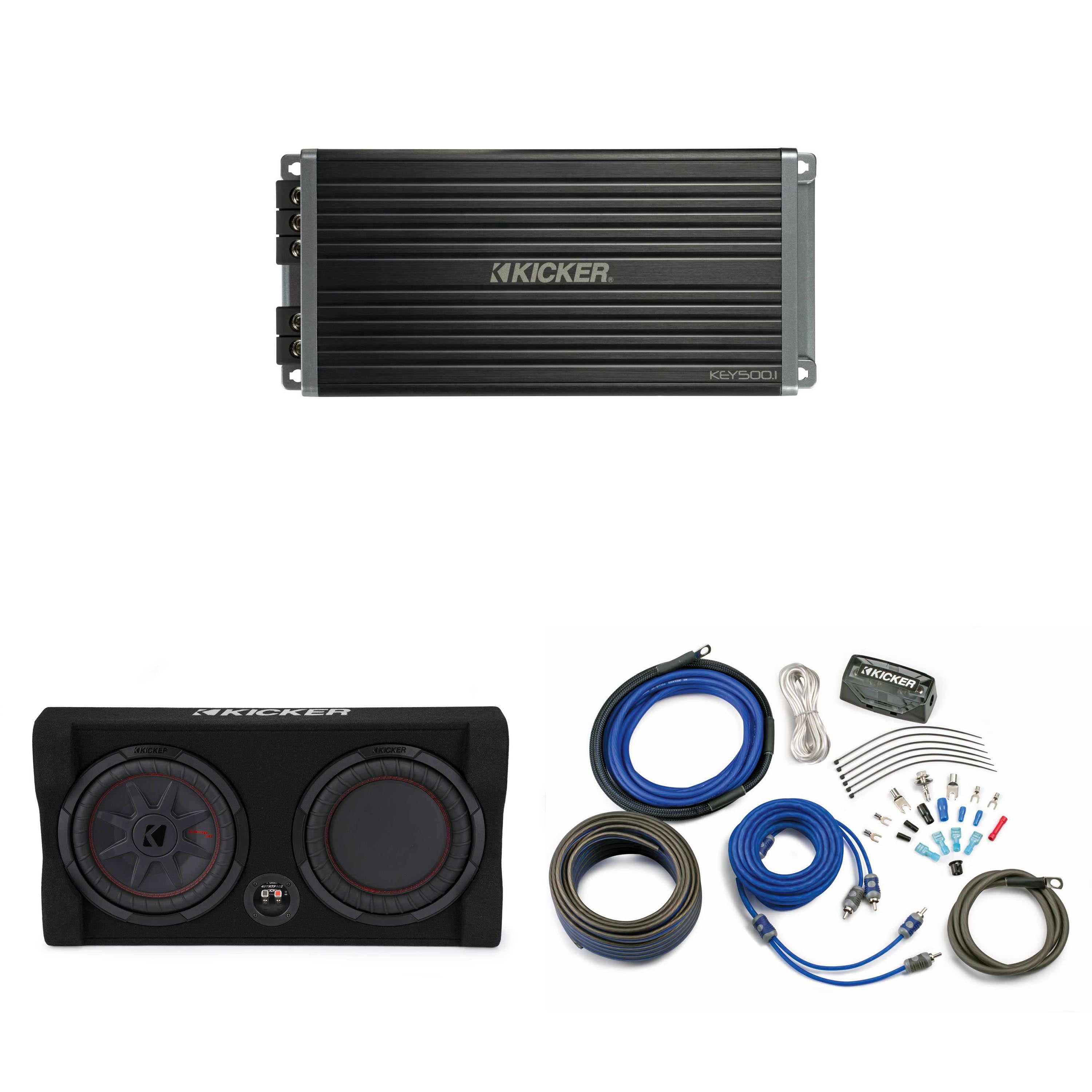 Kicker Comp RT 10 Inch 48TRTP102 Thin Down Firing Enclosure Package ...