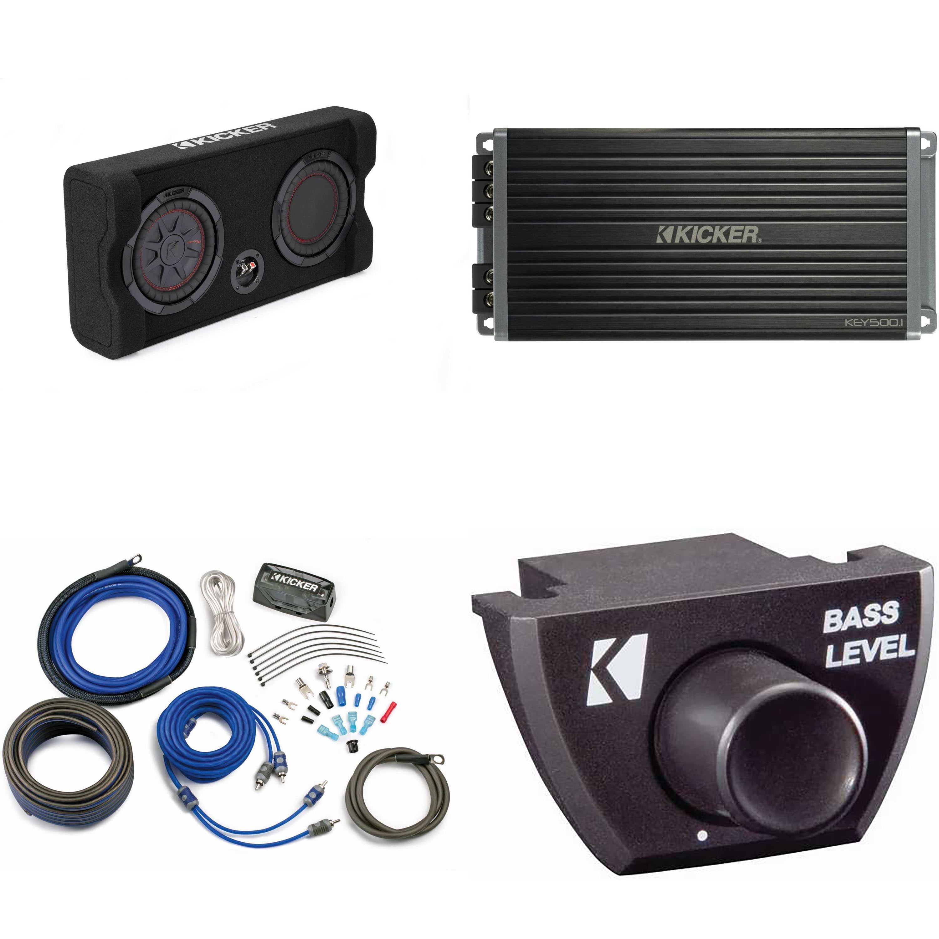 Kicker Comp RT 8 Inch 48TRTP82 Thin Down Firing Enclosure Package with ...