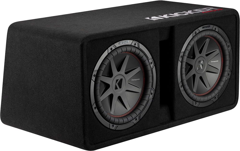 Kicker DCVR122 (52DCVR122) 12" Dual Subwoofer Enclosure - Walmart.com