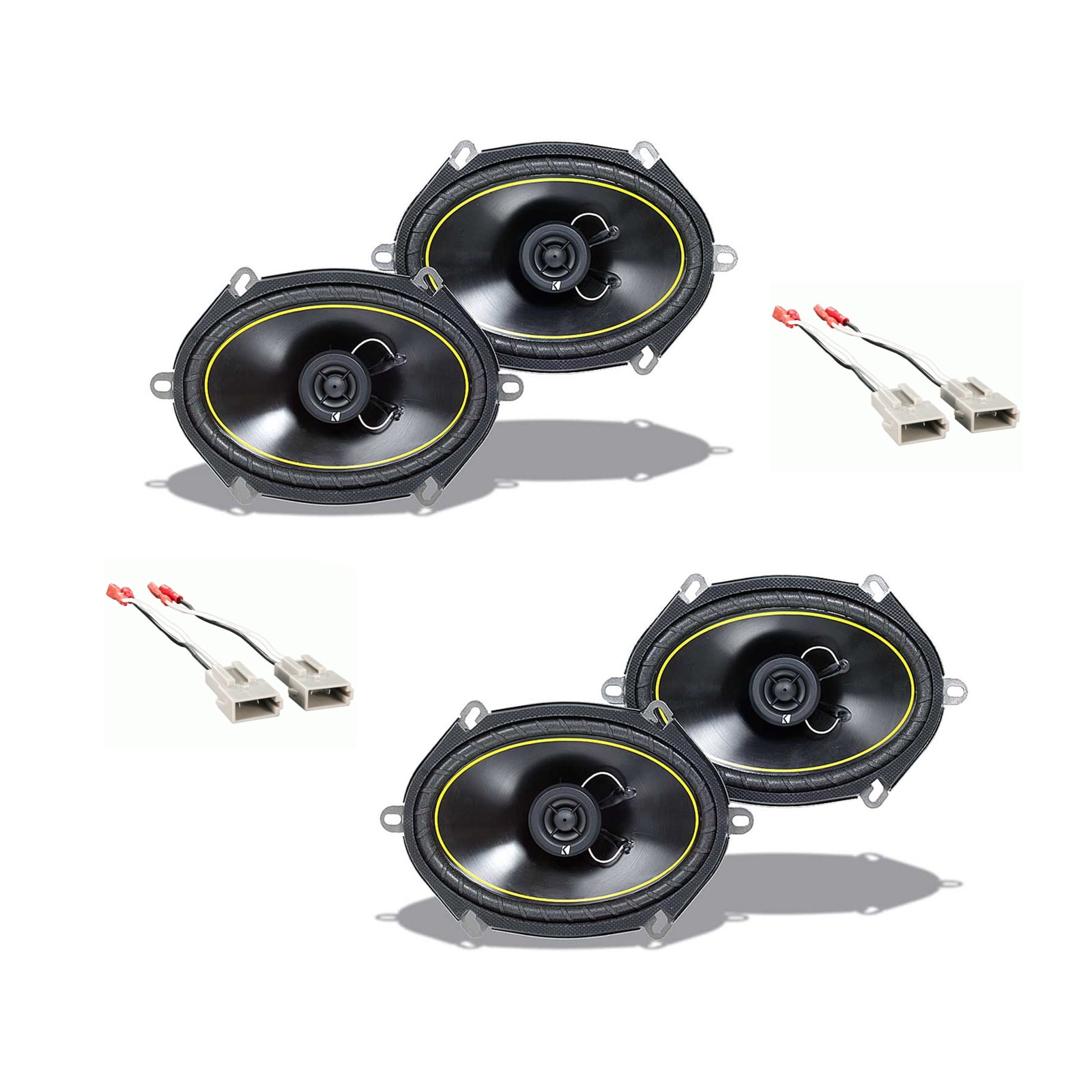 Kicker Ford F250/F350 97-99 46CSC684 6x8" 5x7" Speakers & HA-725512 ...