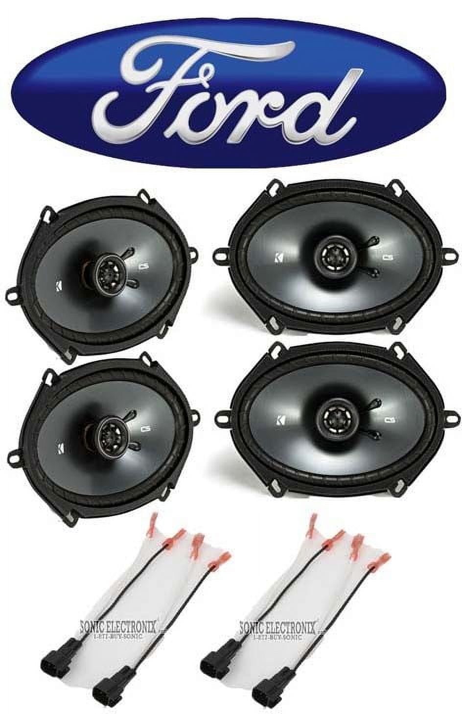 Kicker Front + Rear Speaker Replacement Package for 1999 - 2004 Ford ...