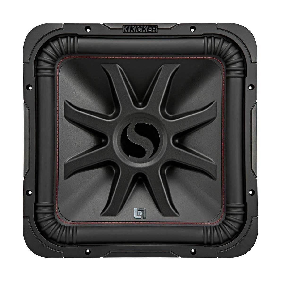 Kicker L7R 10 Inch 1000W Max Power 2 Ohm DVC Square Car Audio Subwoofer ...
