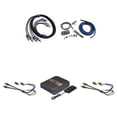 Kicker LX500.4 , (2) KISL, Amp Install Kit , 4-Channel Amplifier ...