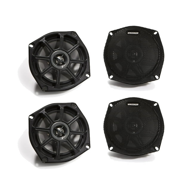 Kicker Motorcycle 5.25 Inch Speaker package 4 ohm version. - Walmart.com
