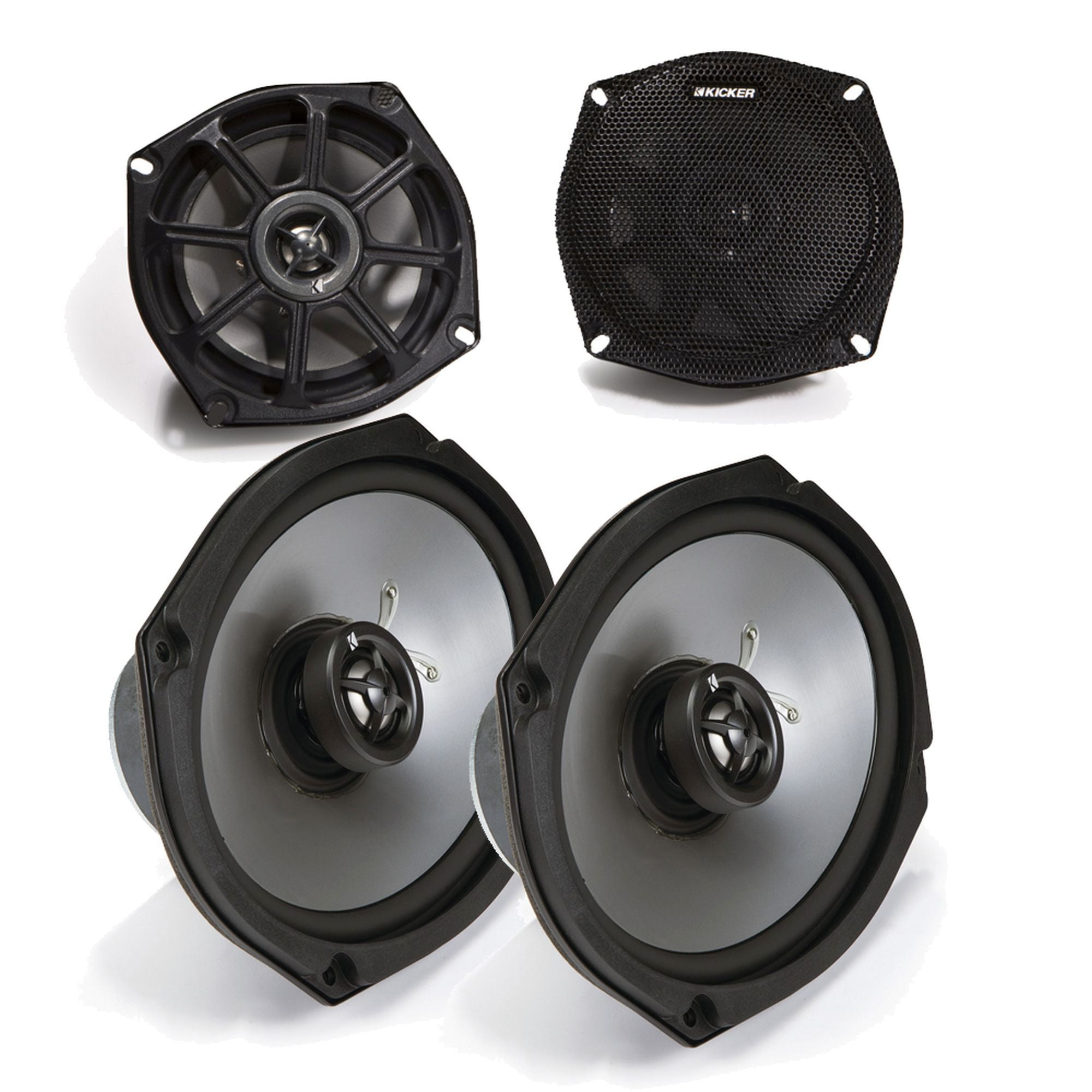 Kicker Motorcycle 5.25 inch and 6x9 Speaker package 4 ohm version ...