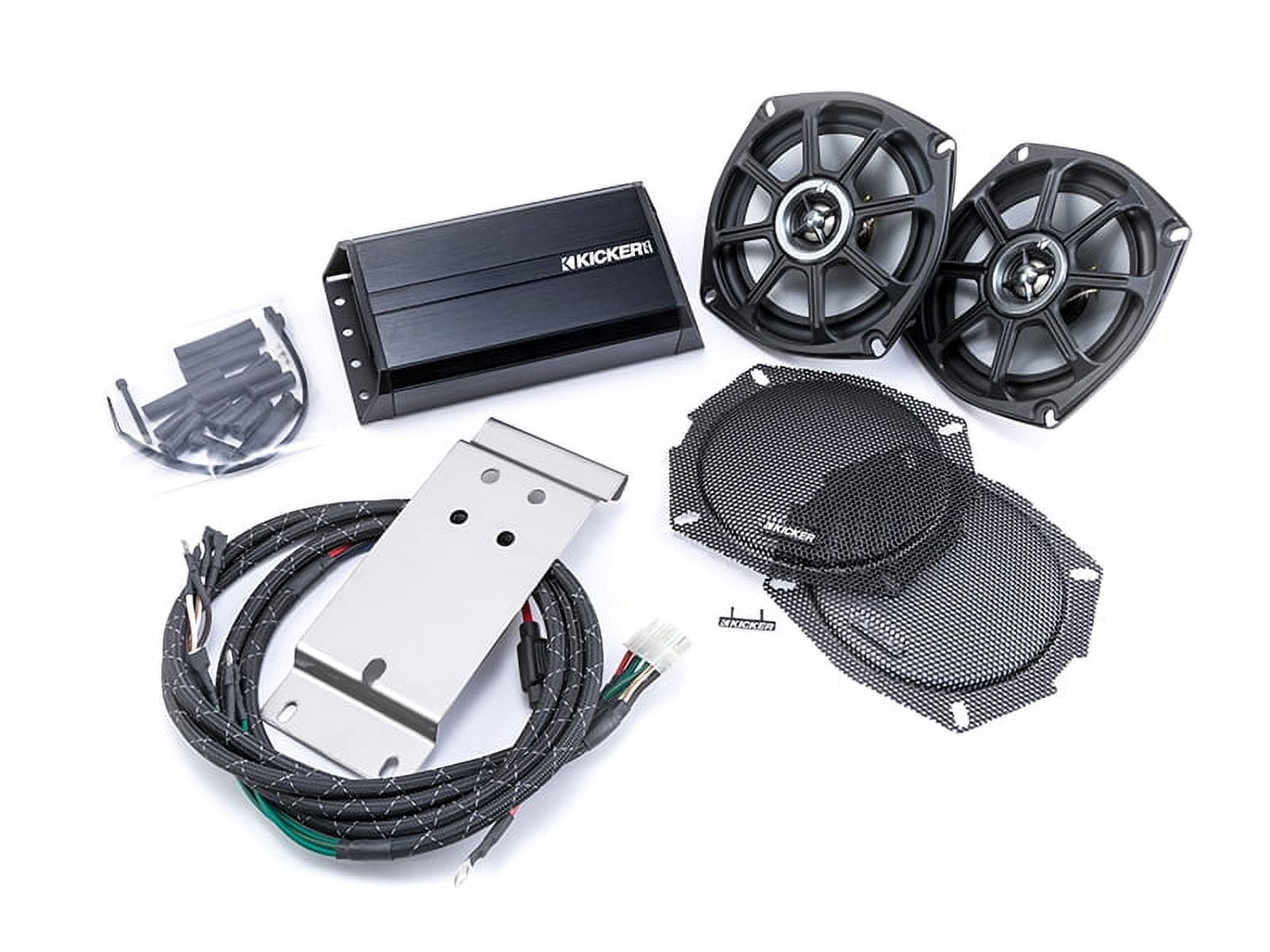 Kicker RHDT96 96-13 Hd Tour Packs W/ Rear Pod Rear Speaker/Amp Upgrade ...