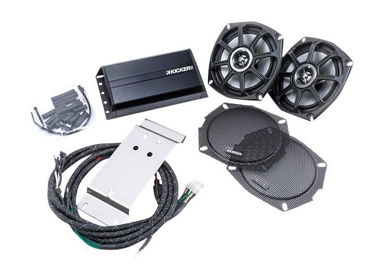 Kicker RHDT96 96-13 Hd Tour Packs W/ Rear Pod Rear Speaker/Amp Upgrade ...