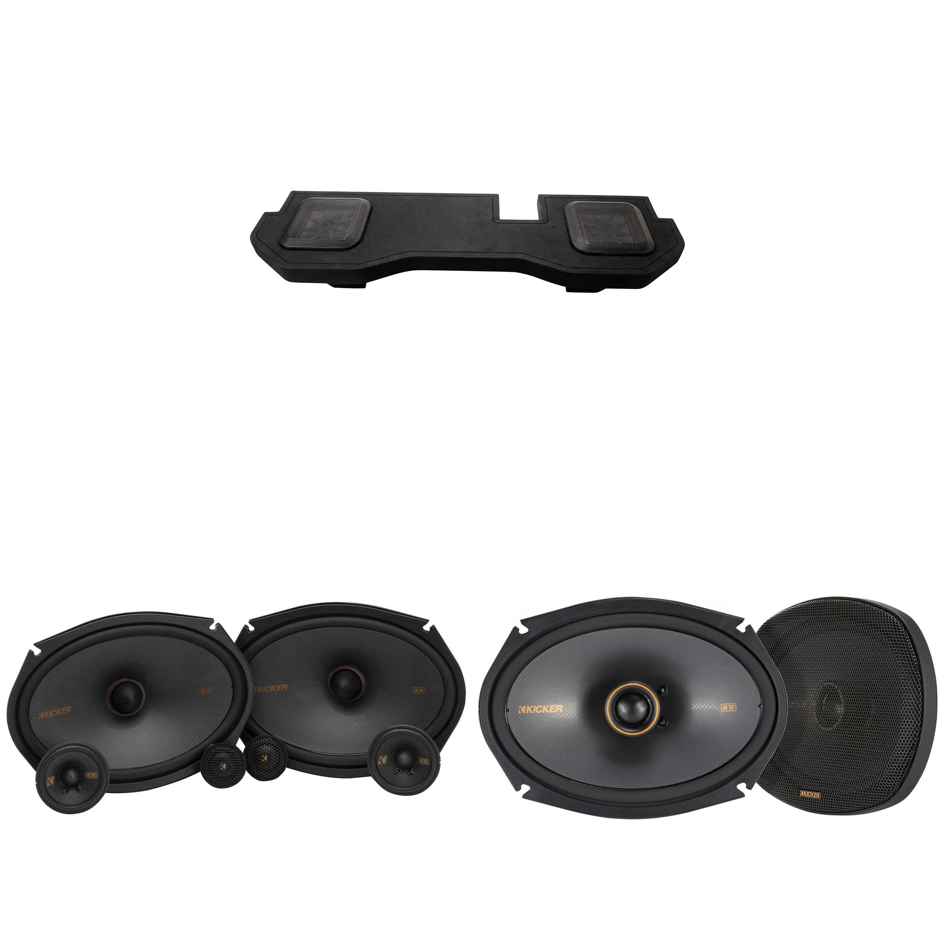 Kicker Ram Audio Speaker Upgrade & Vehicle Specific Dual 10" Solobaric ...