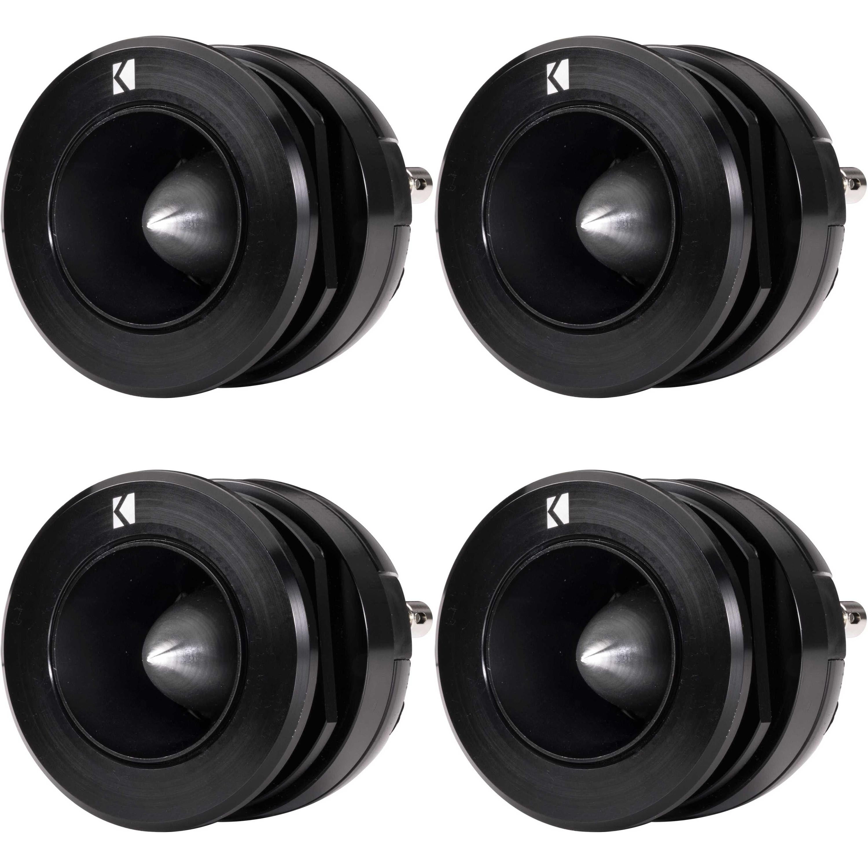 Kicker ST-Series PA ST4TW 1.5" Bullet Tweeter Bundle ( 4 tweeters ...