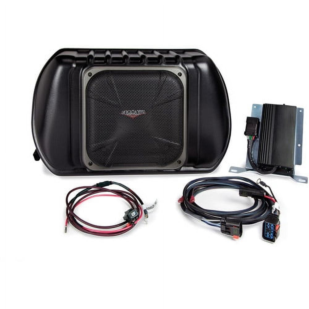 Kicker SWRA211 Jeep Wrangler 11-13 2Dr Custom Fit Powered 10" Sub Box ...