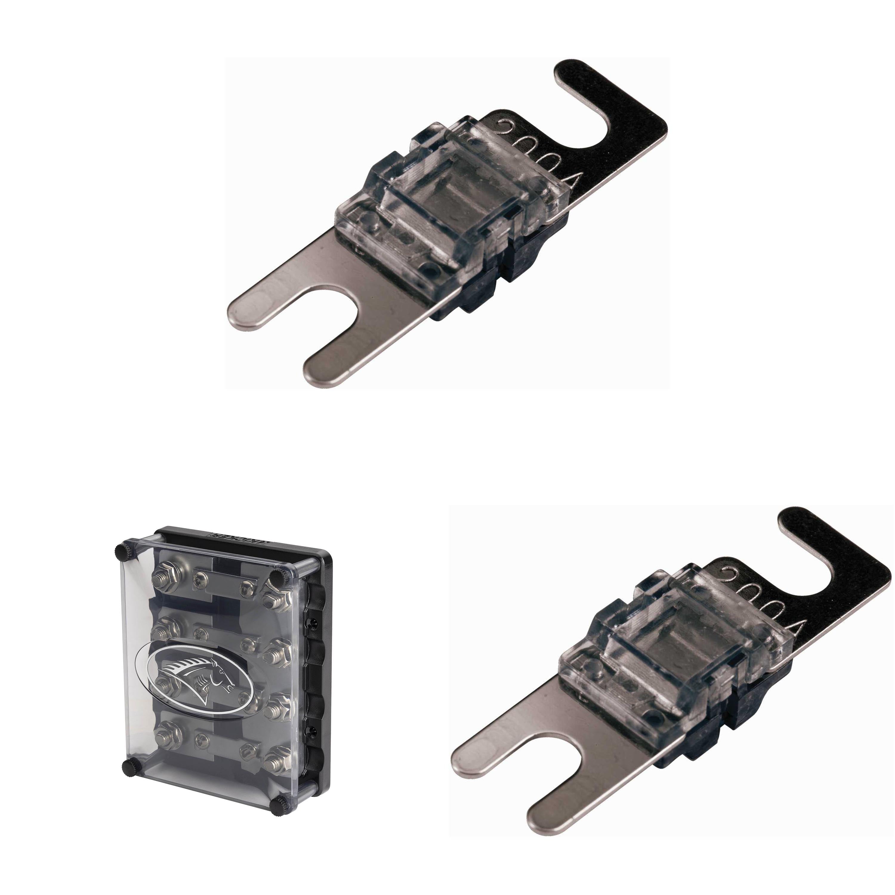 Kicker Warhorse HPFD4 Fused Way Distribution Block & (4 ) AFS 200 Amp ...