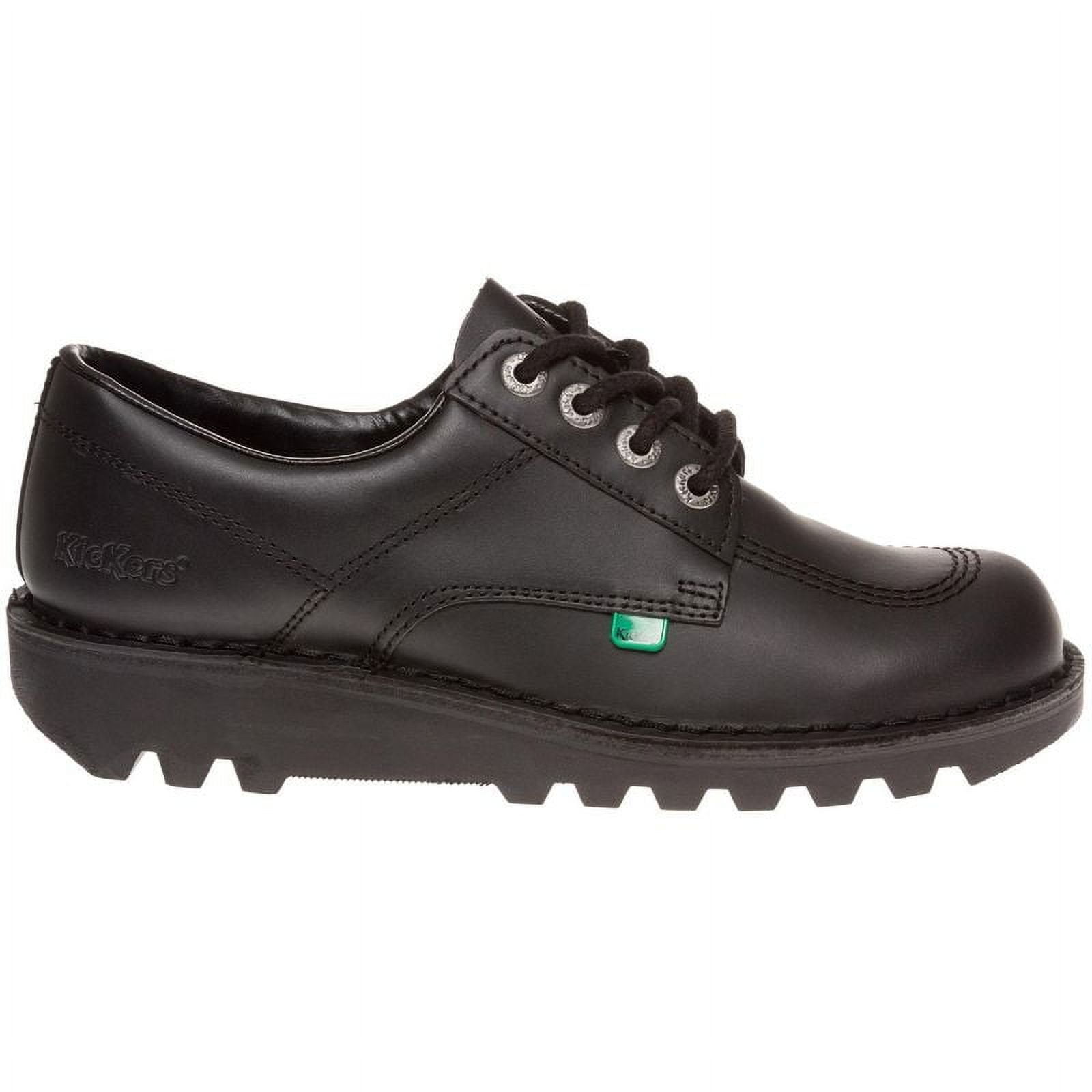 Kickers Kick Lo Core Unisex Lace Up Leather Shoes In Black Blue Size 9M ...