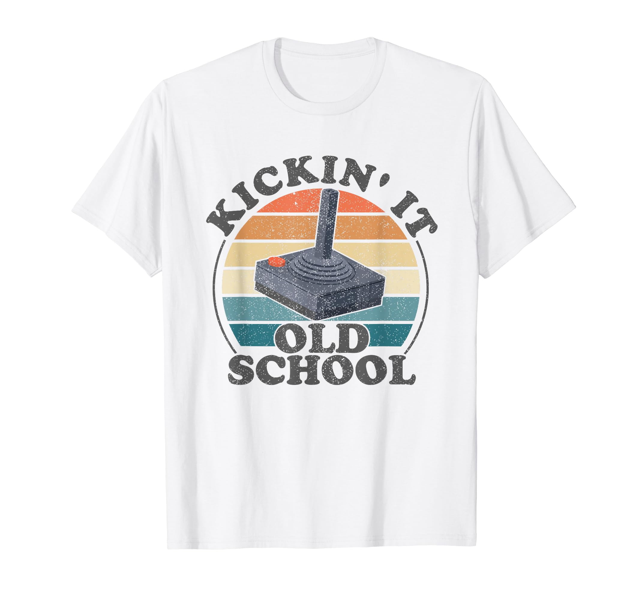 Kickin It Old School Retro 80s Video Game Gaming Gamer Gift T-Shirt ...