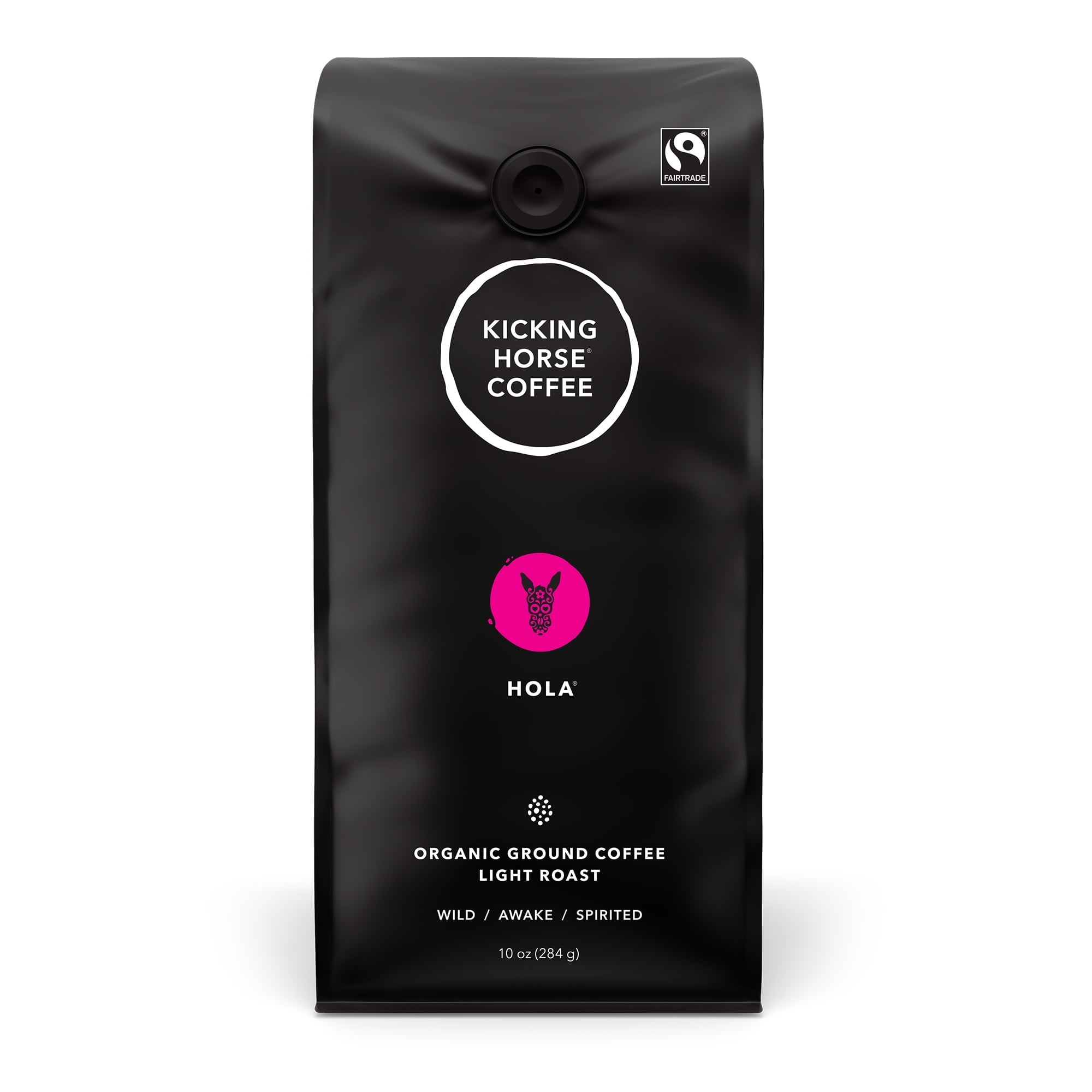 Kicking Horse Coffee, Hola, Light Roast, Ground, 10 oz - Certified ...
