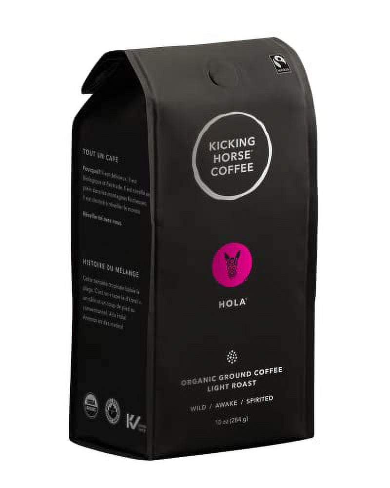 Kicking Horse Coffee, Hola, Light Roast, Ground, 10 oz - Walmart.com