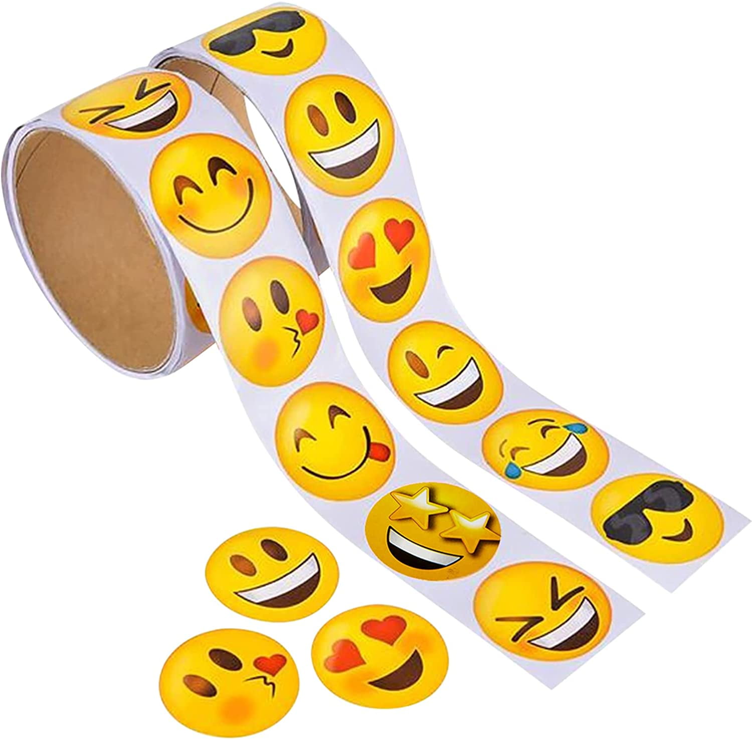 Smiley Stickers By The Roll