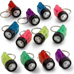 Mini Flashlight Key Chains in Bright Colors for Convenient Use