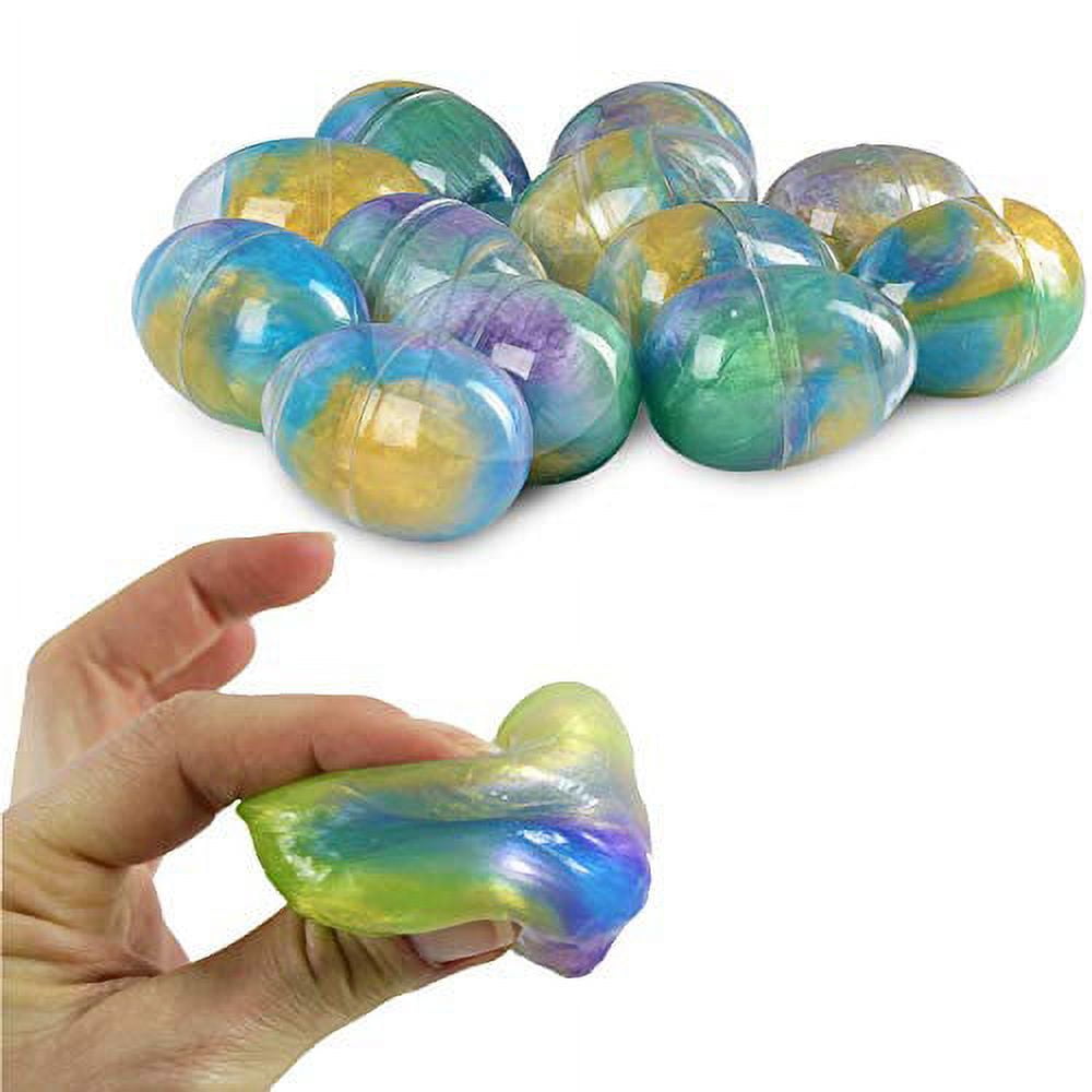 Kicko Slime Putty Easter Egg - 12 Pack Colorful Galaxy Sludgy Gooey ... Kicko Slime Putty Easter Egg - 12 Pack Colorful Galaxy Sludgy Gooey ...