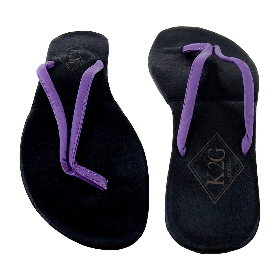 Kicks 2 Go Ladies' Folding Flip-Flops with Pouch - Lightweight and ...