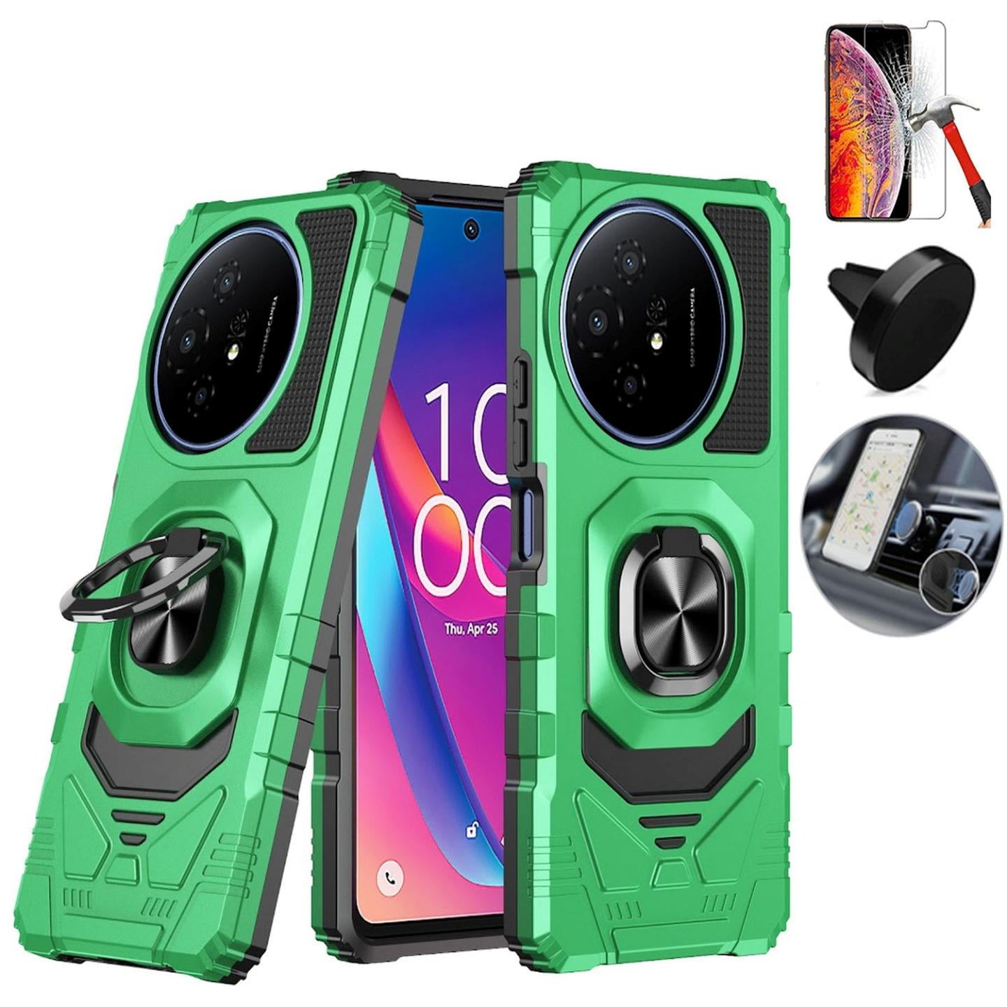 Kicksstand Case for TCL 50 XL 5G (T702W) Screen Protector /Magnetic Car ...