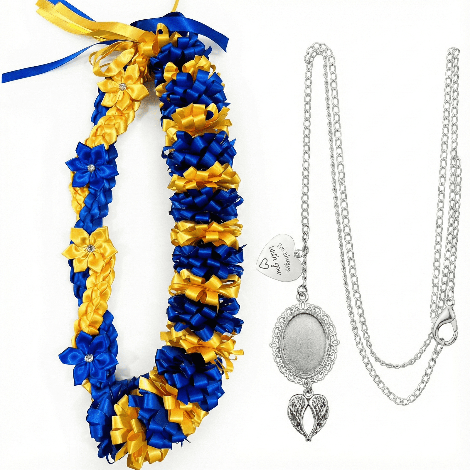 Kicpot Graduation Leis Class of 2026 Grad Ribbon Leis Double Braided ...